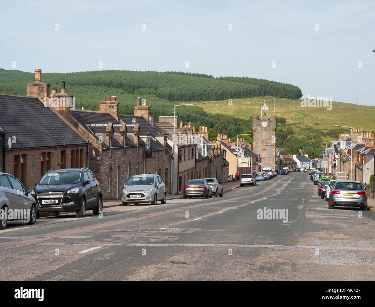 Dufftown, Morayshire, Scotland. Home of Bell's whisky, Glenlivet and ...