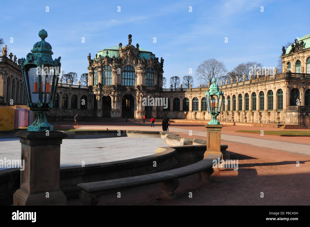 East-Germany: Dresdens Late-Barock Château the "Zwinger" (1710-1728 ...