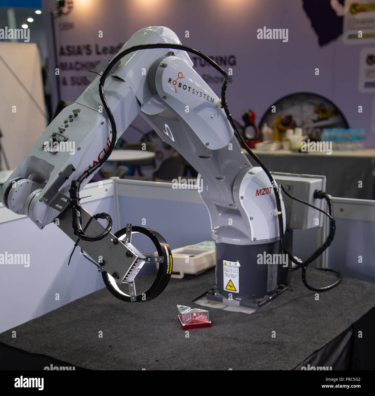 Bangkok, Thailand - June 14, 2018: Nachi Robotics Ultra High-Speed ...