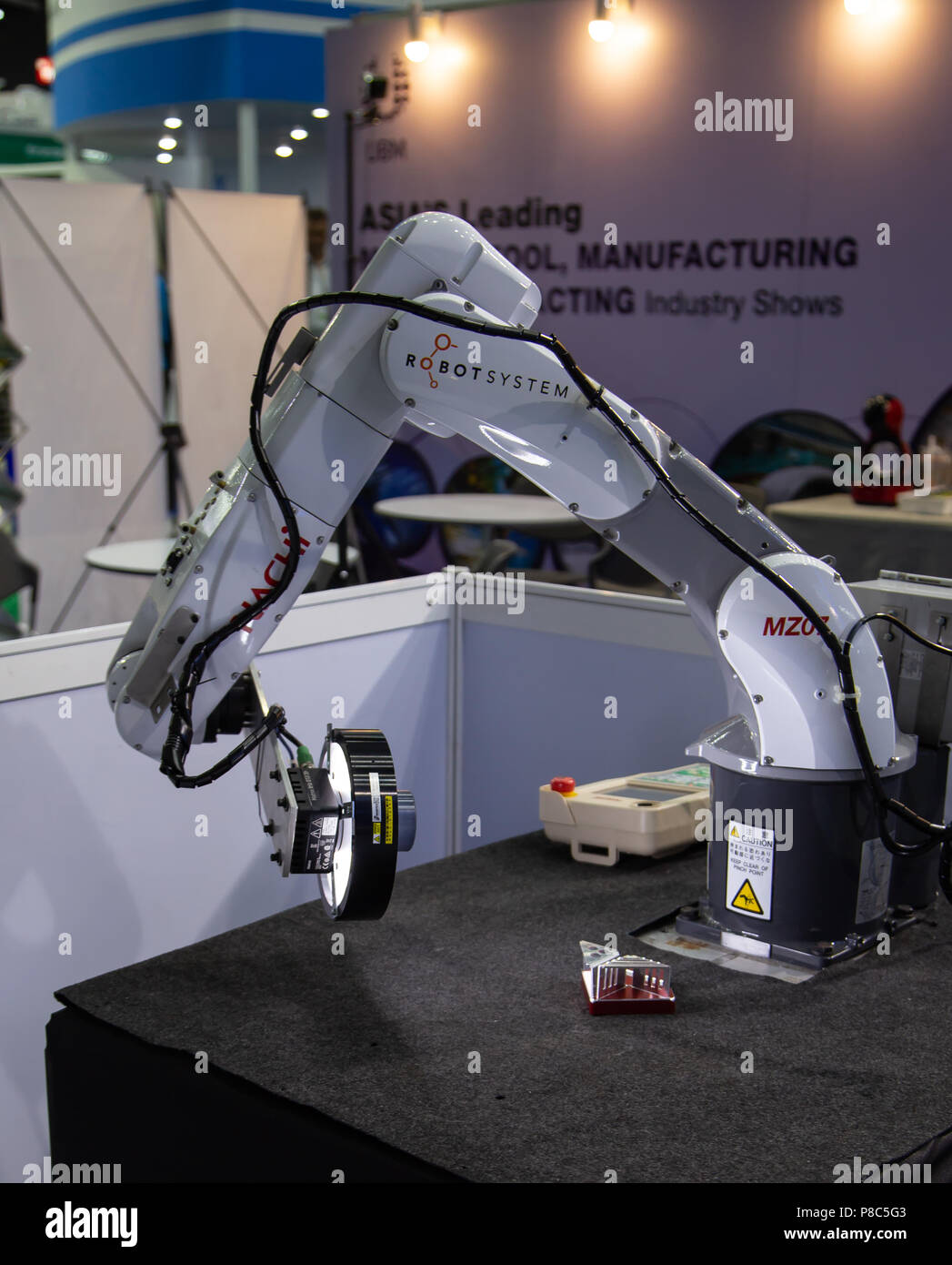 Bangkok, Thailand - June 14, 2018: Nachi Robotics Ultra High-Speed ...