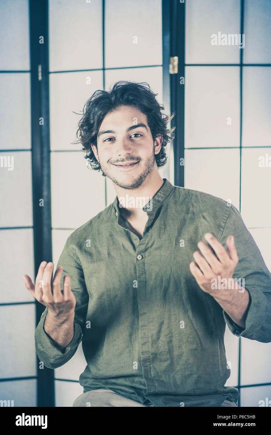 Chest up, man portrait hi-res stock photography and images - Alamy