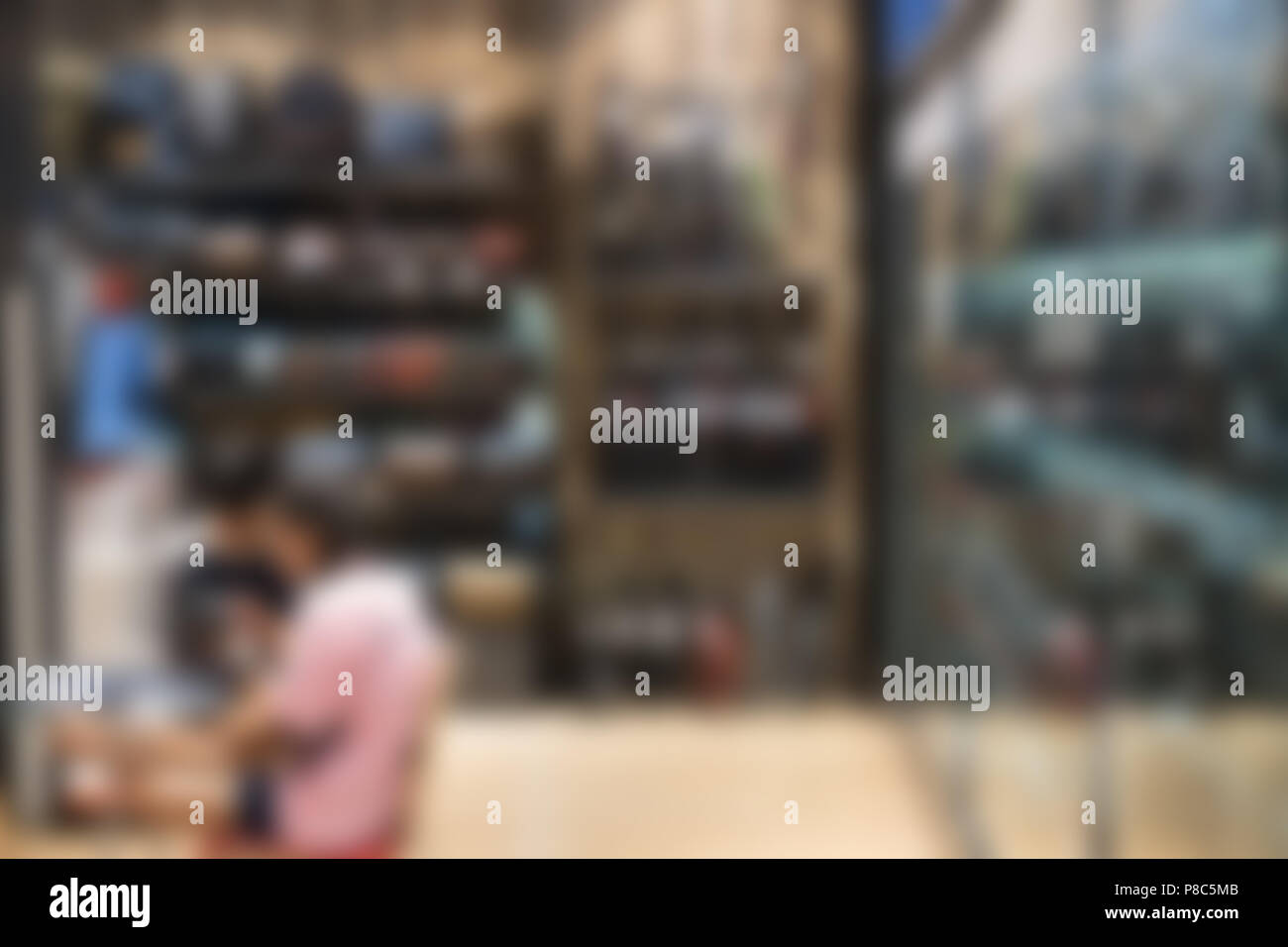digital DSLR camera store shop. blurry defocused background Stock Photo ...