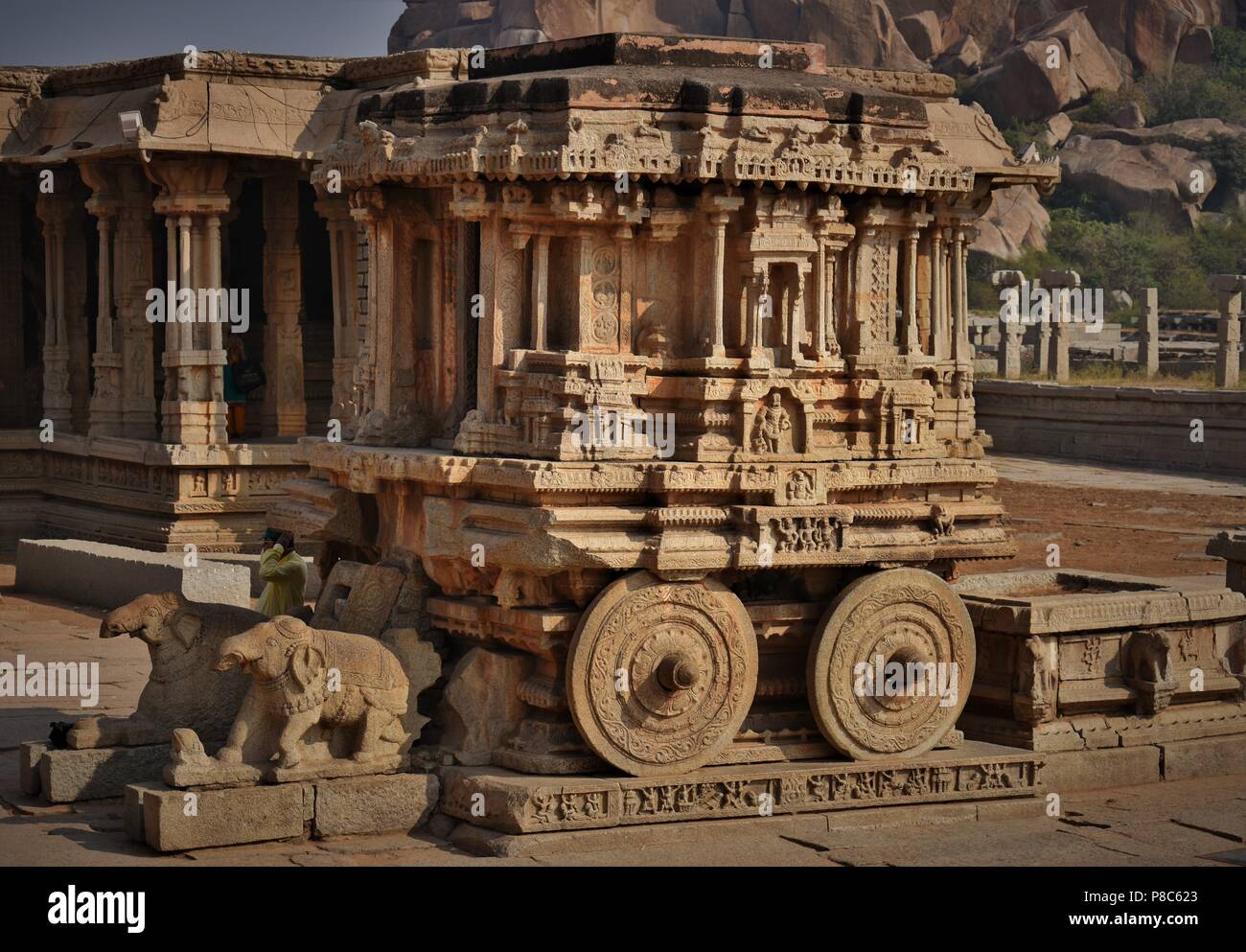 'Stone Chariot of Hampi' - One among the three famous Stone Chariots in ...