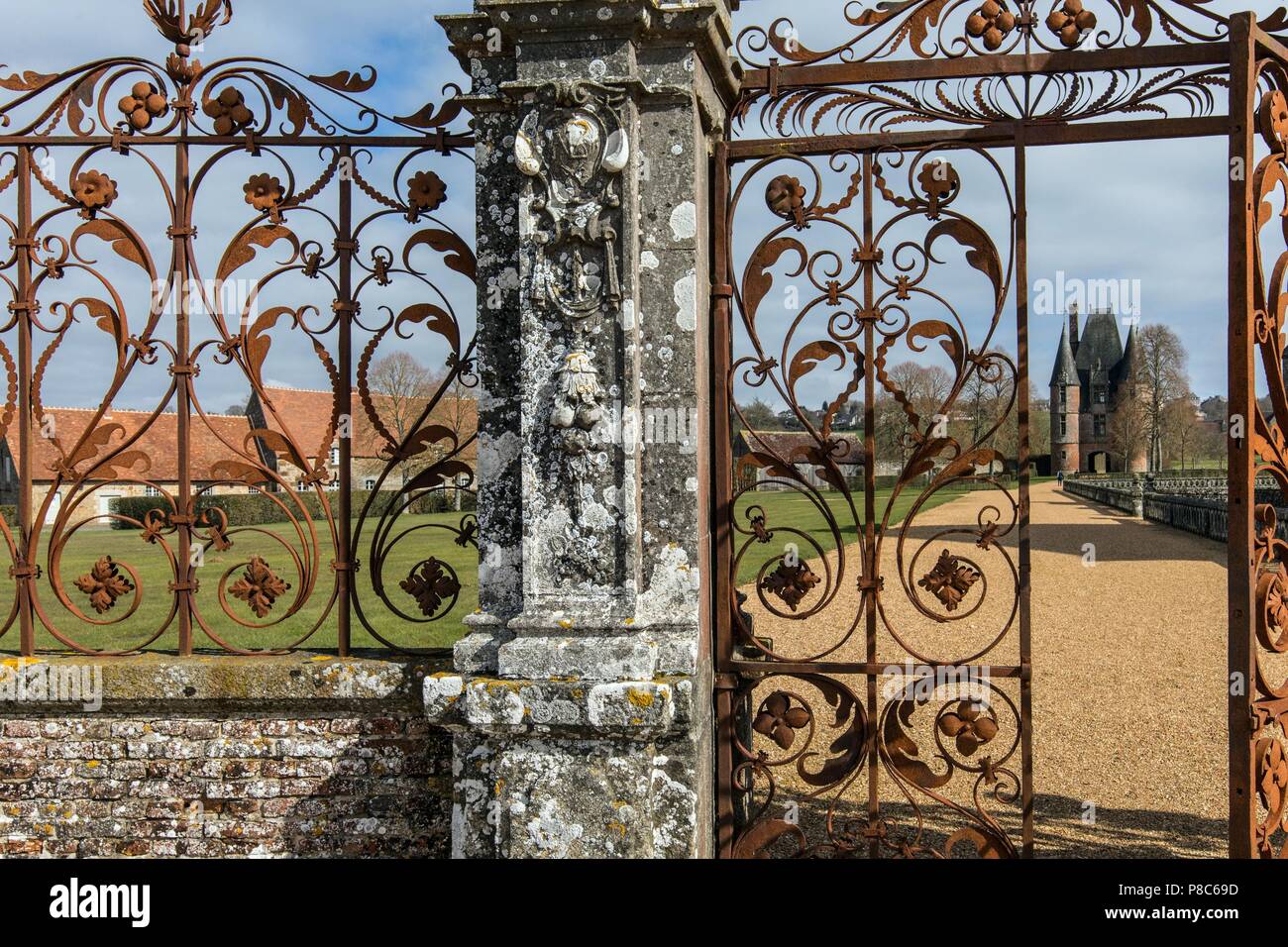 Carrouges castle hi-res stock photography and images - Alamy
