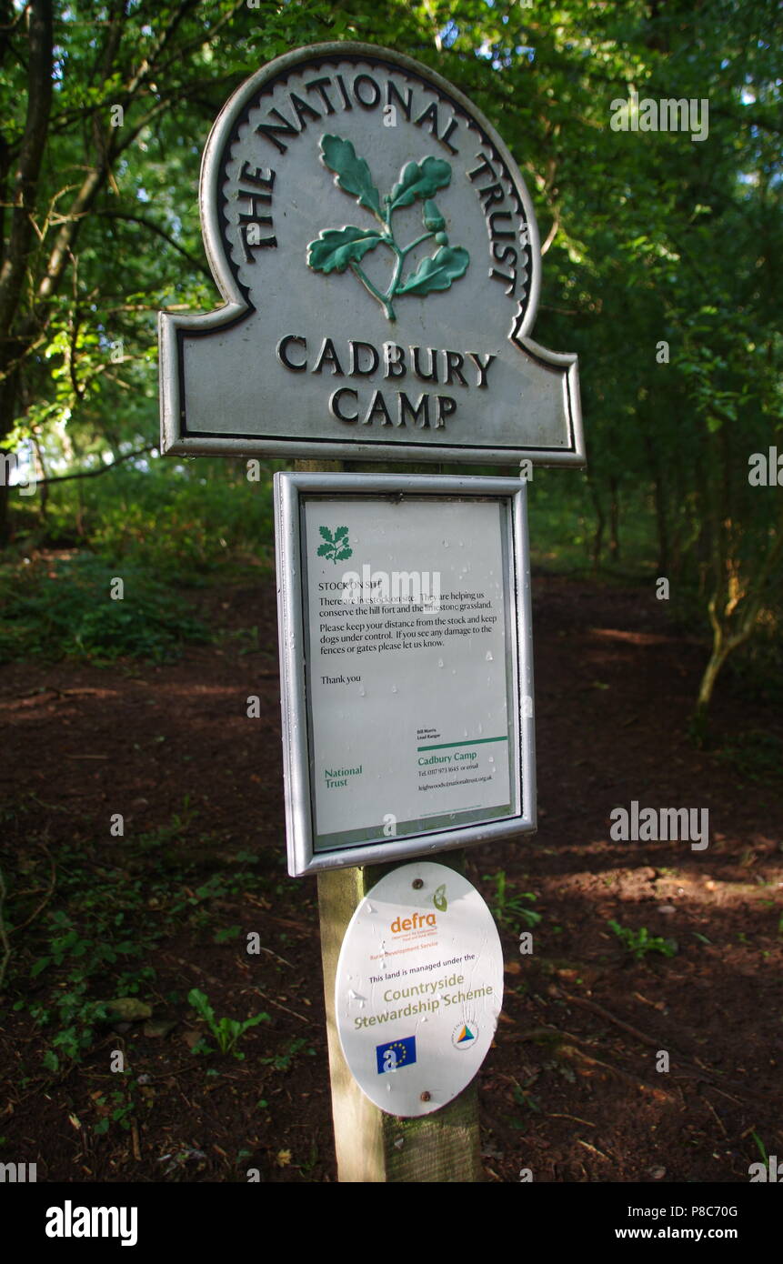 Cadbury Camp Iron Age hill fort. John o' groats (Duncansby head) to ...