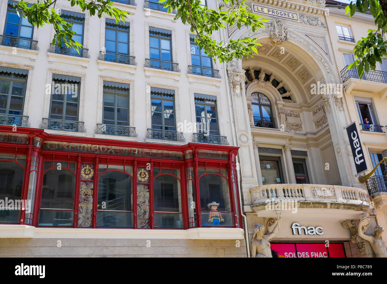 Le Progres building, Lyon, France Stock Photo - Alamy