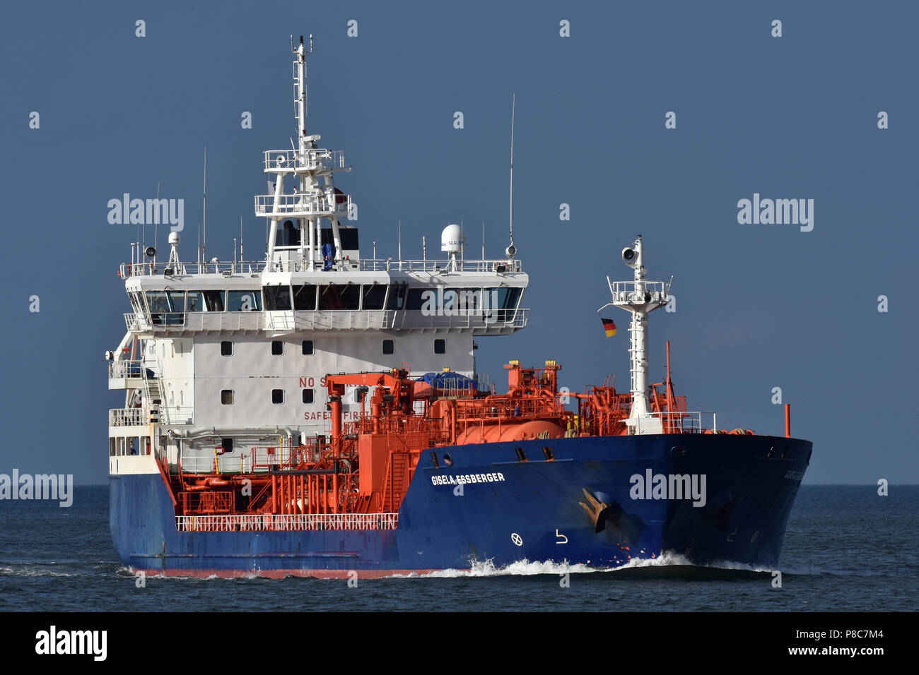 recently renamed tanker Gisela Essberger Stock Photo - Alamy