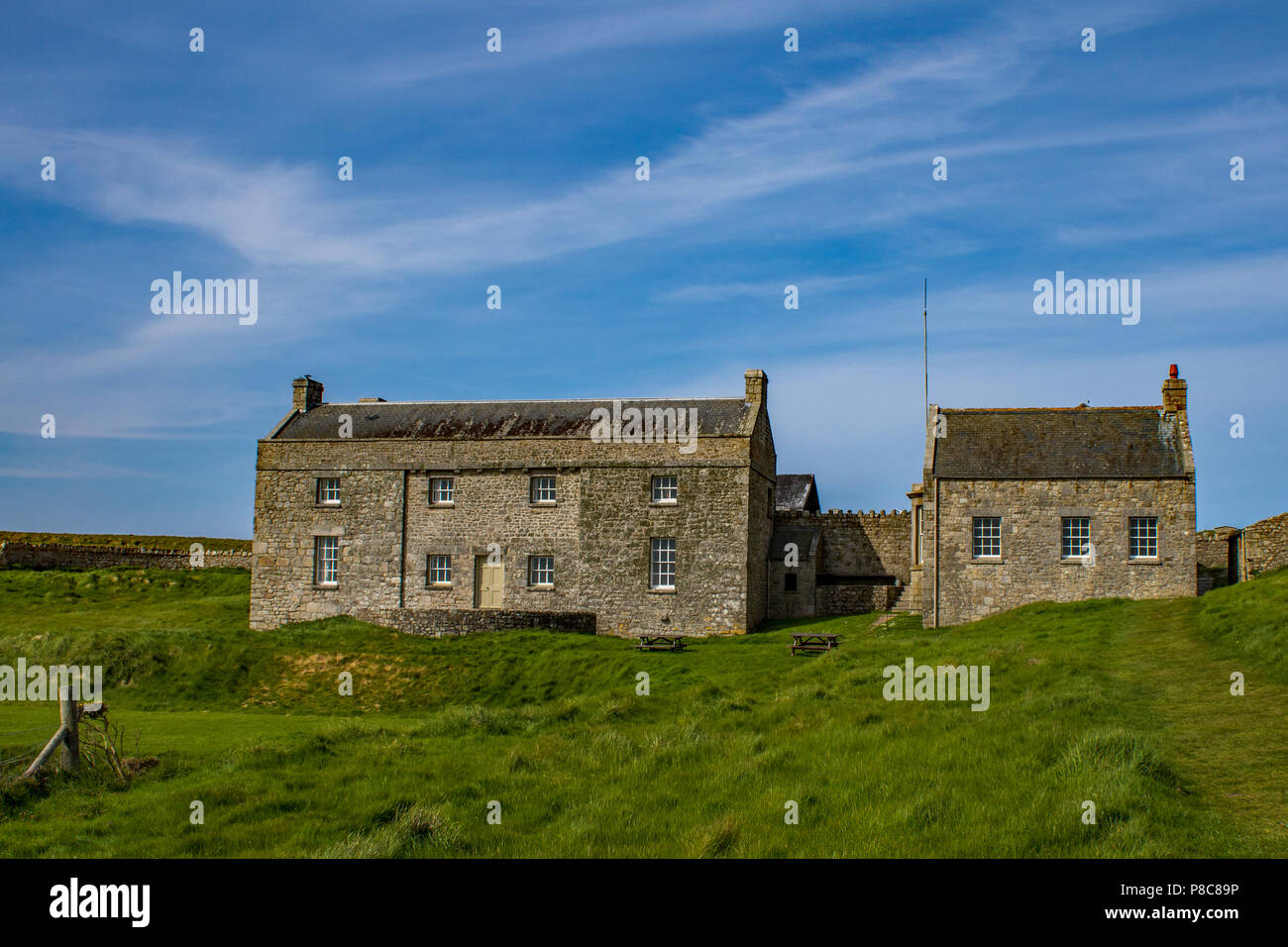 Lundy island accommodation hi-res stock photography and images - Alamy