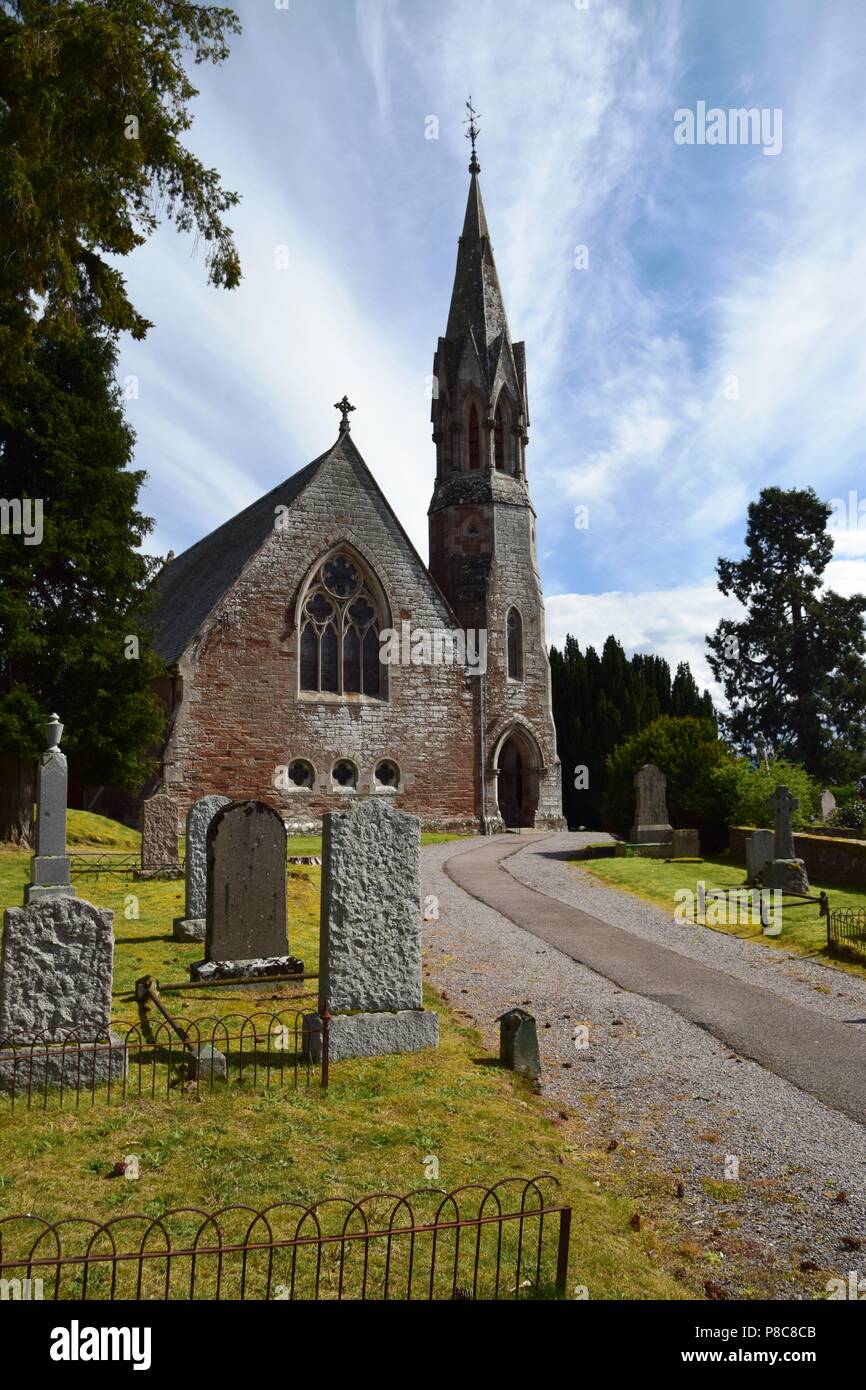 Avoch Parish Church, Gothic revival church on Black Isle, Scotland ...