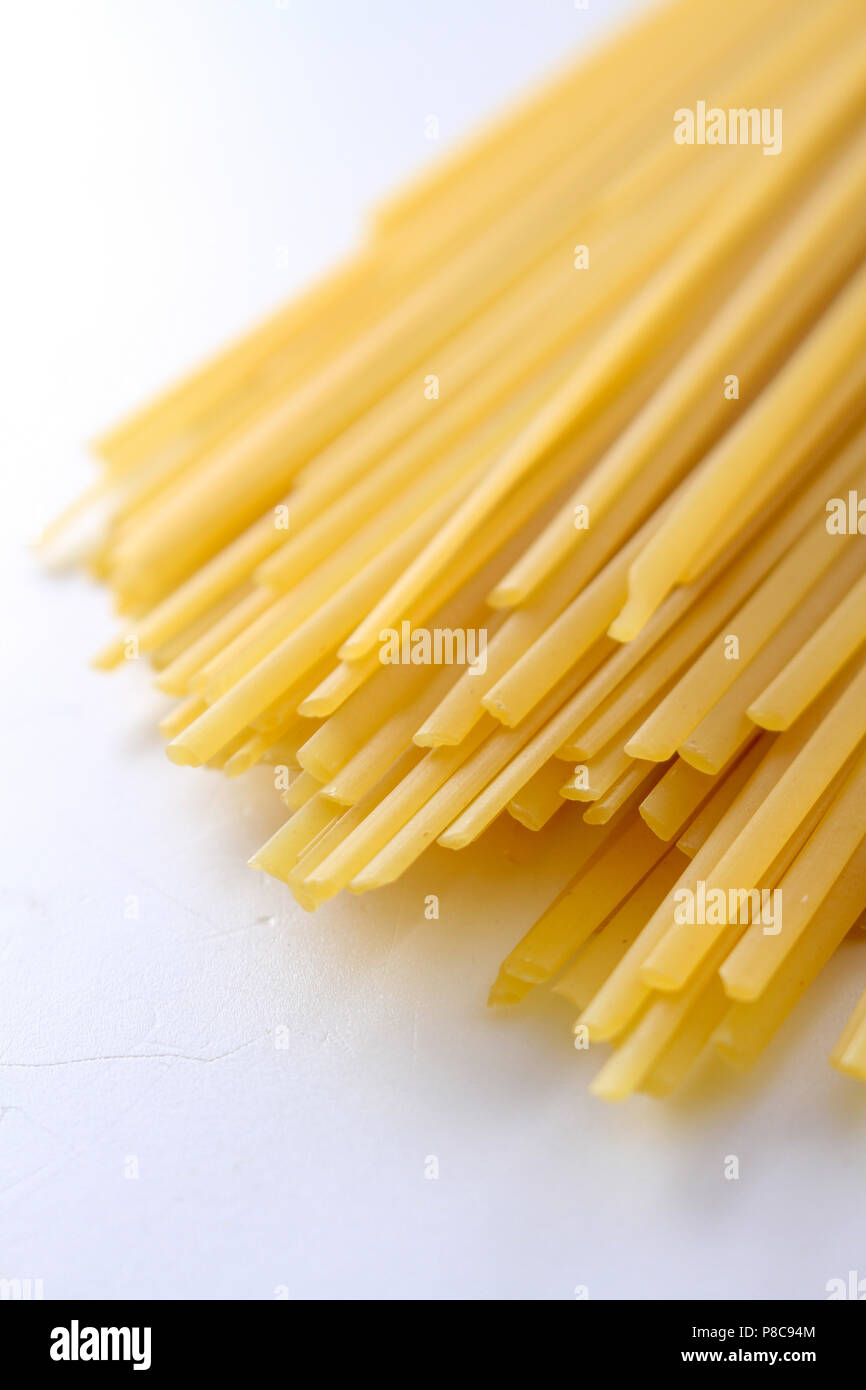 dried Italian pasta linguine Stock Photo - Alamy