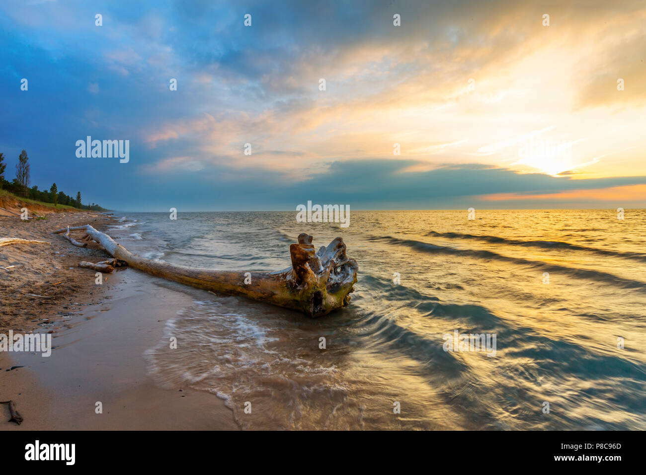 Lake huron shoreline the pinery provincial park hi-res stock ...