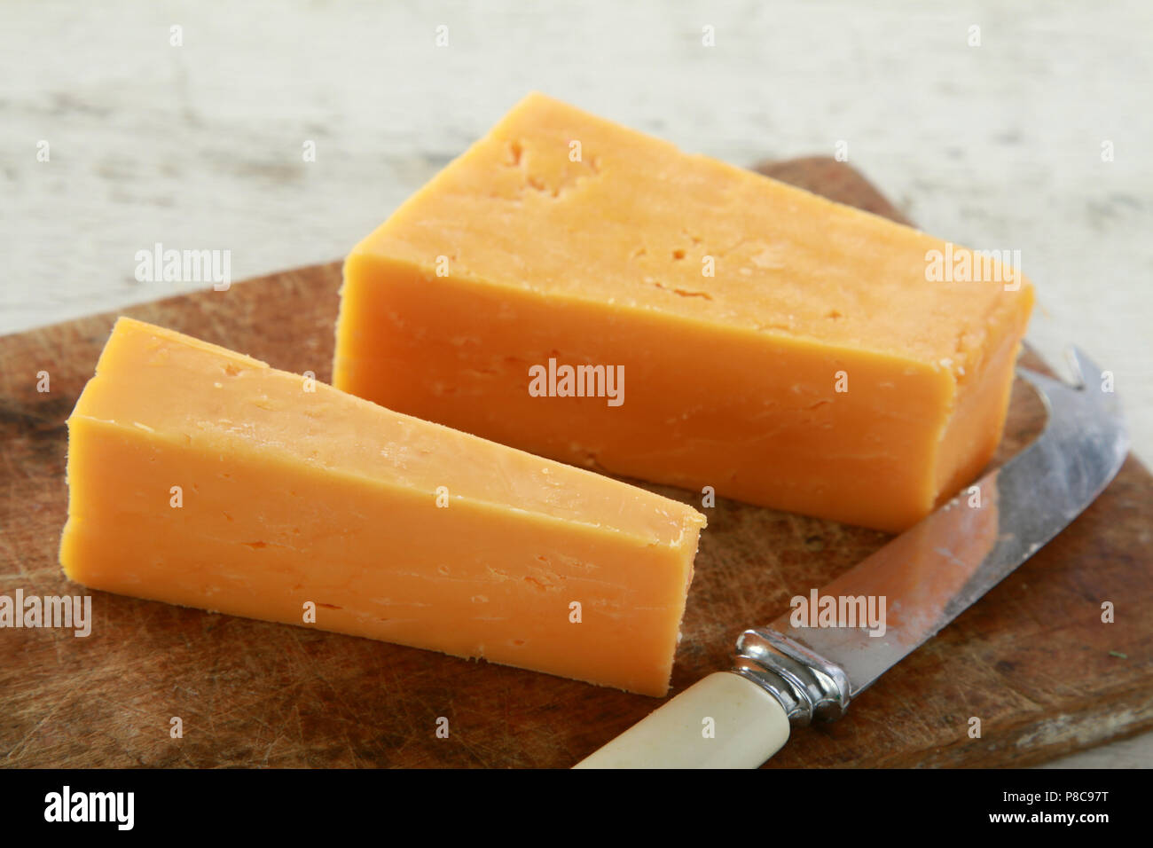 red liecester cheese Stock Photo - Alamy