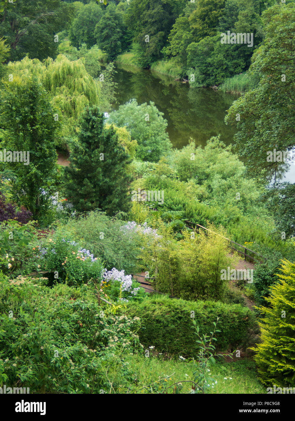 Teviot Smokery garden centre and water gardens, Kalemouth, near Kelso ...