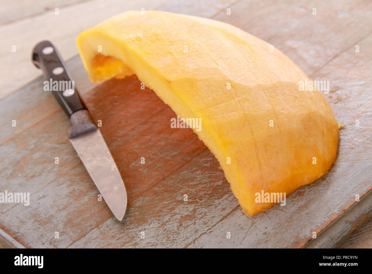 peeled pumpkin shell Stock Photo - Alamy