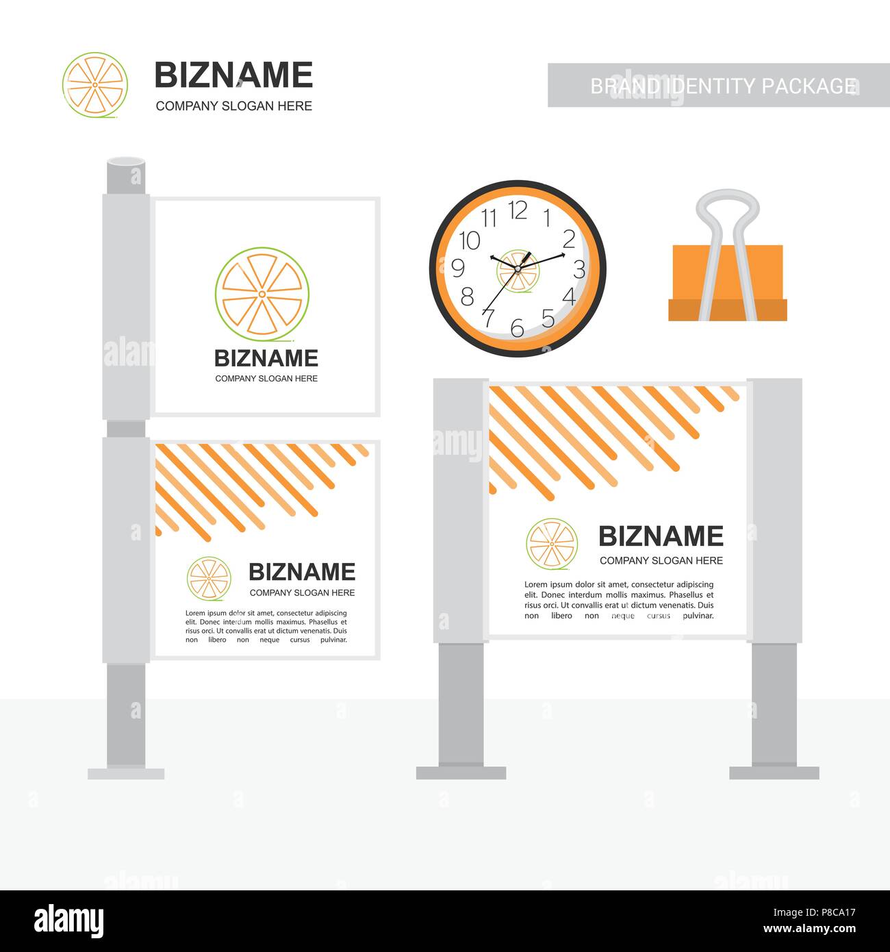 Company Ads banner design with company logo vector - For web design and ...