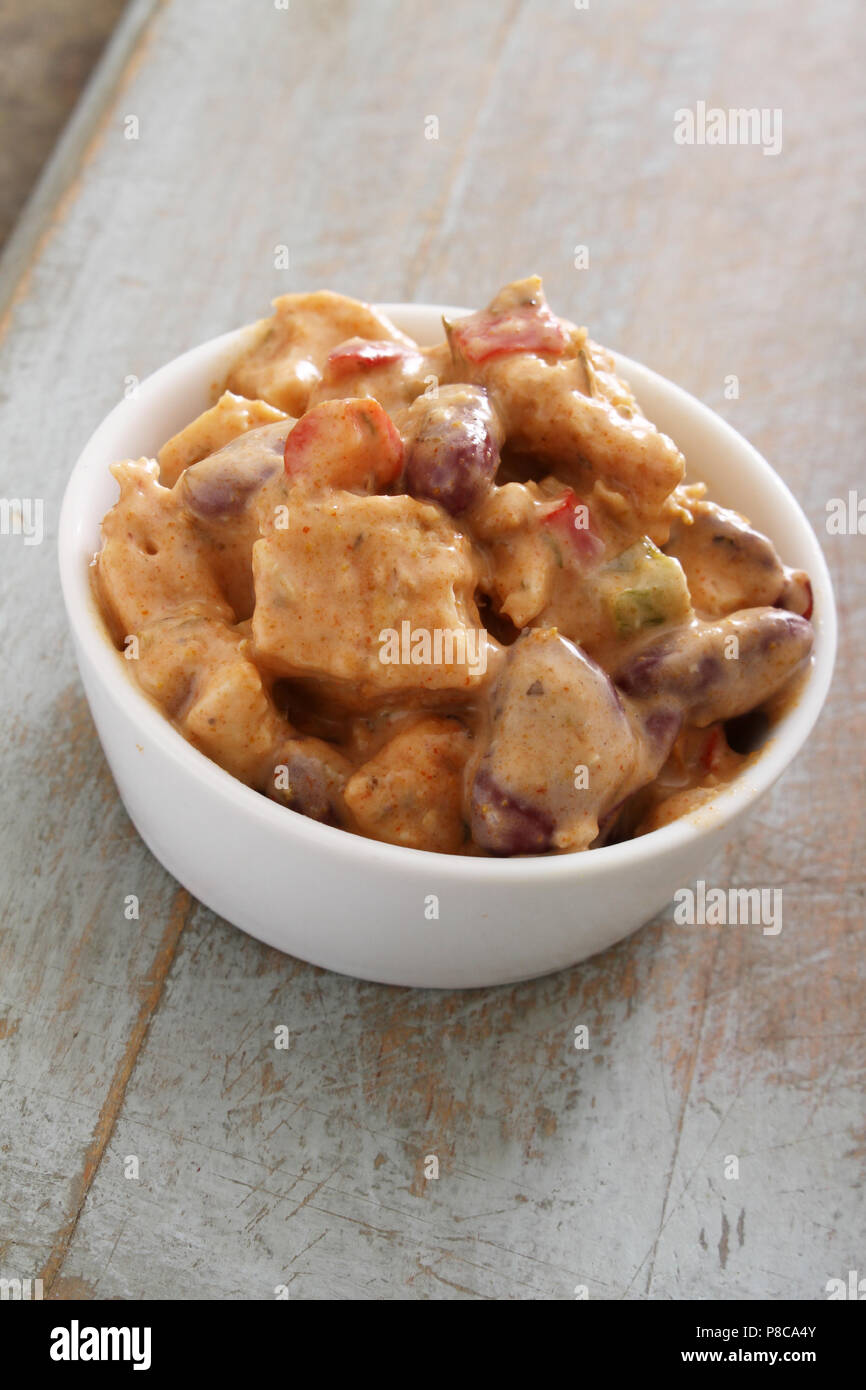 mexican chicken sandwich filling Stock Photo - Alamy