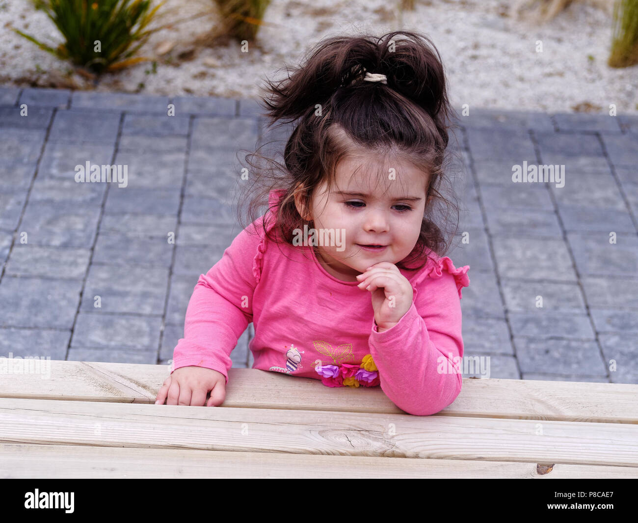 Baby girl white 20 months old big Natural Brown hair, Robert Taylor ...