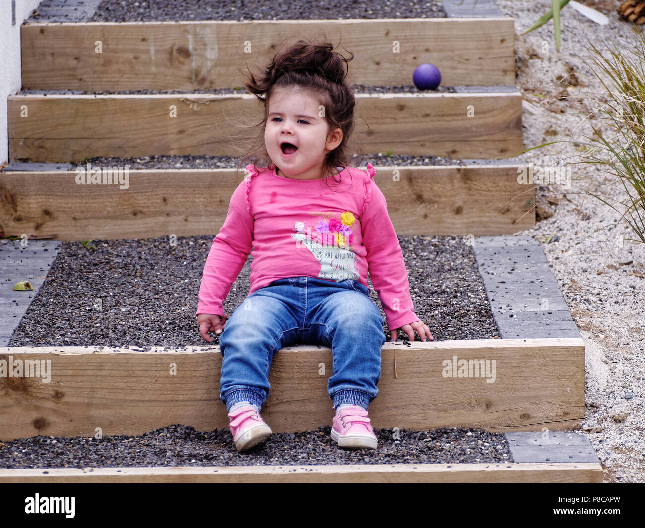 Baby girl white 20 months old big Natural Brown hair, Robert Taylor ...