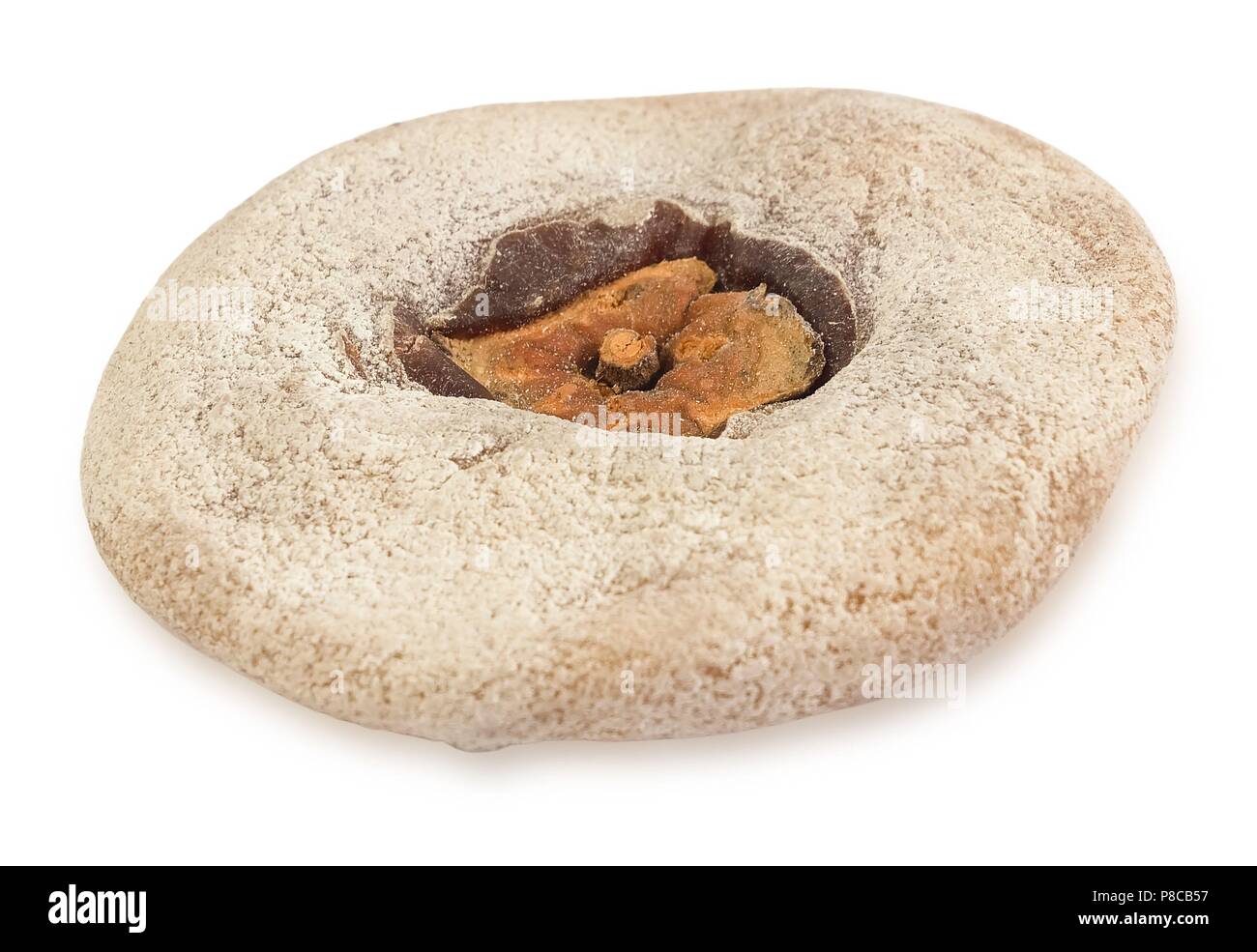 Tropical Fruit, Sweet Dried Kaki or Persimmons Isolated on White ...