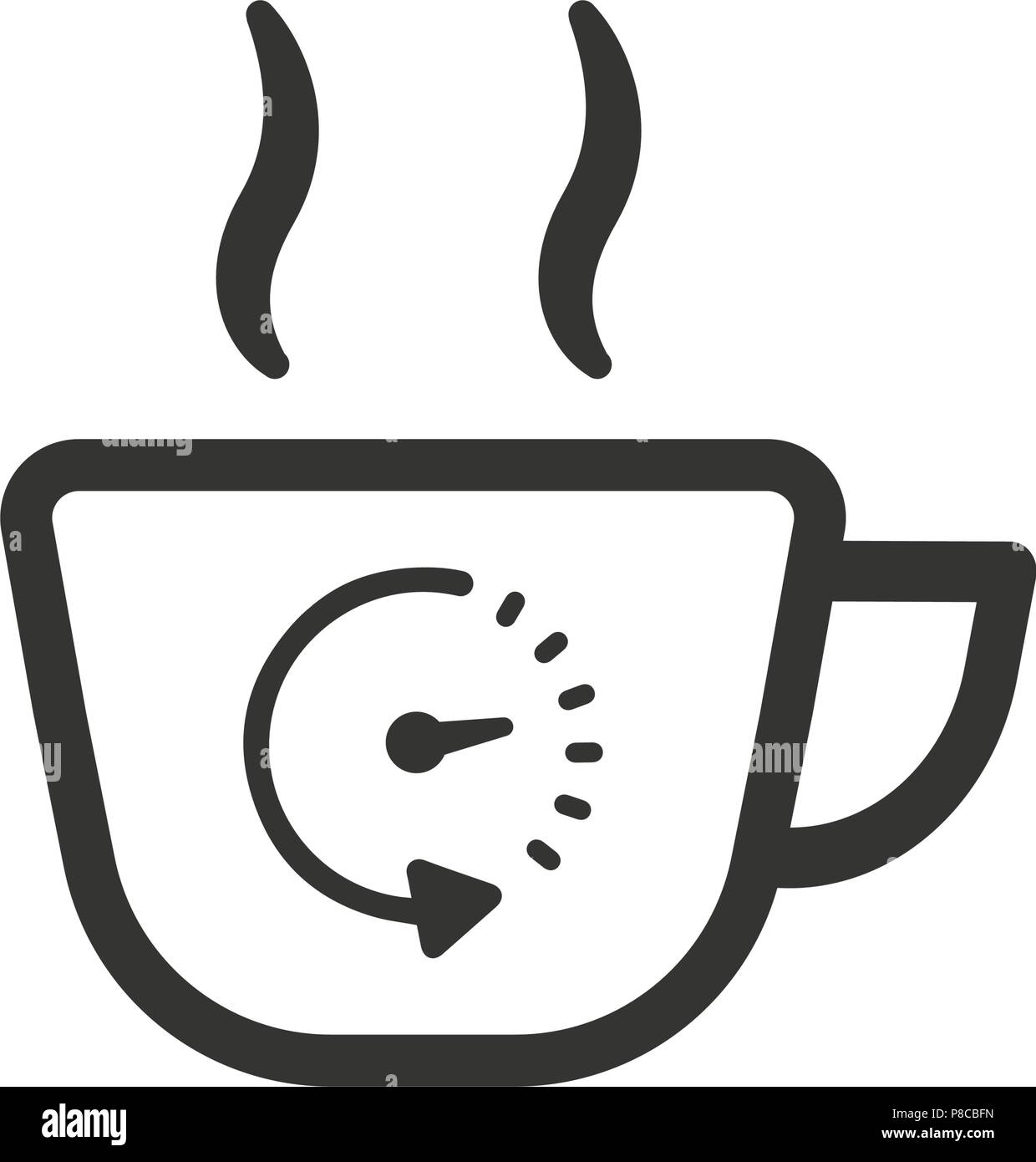 Tea Time Icon Stock Vector Image & Art - Alamy