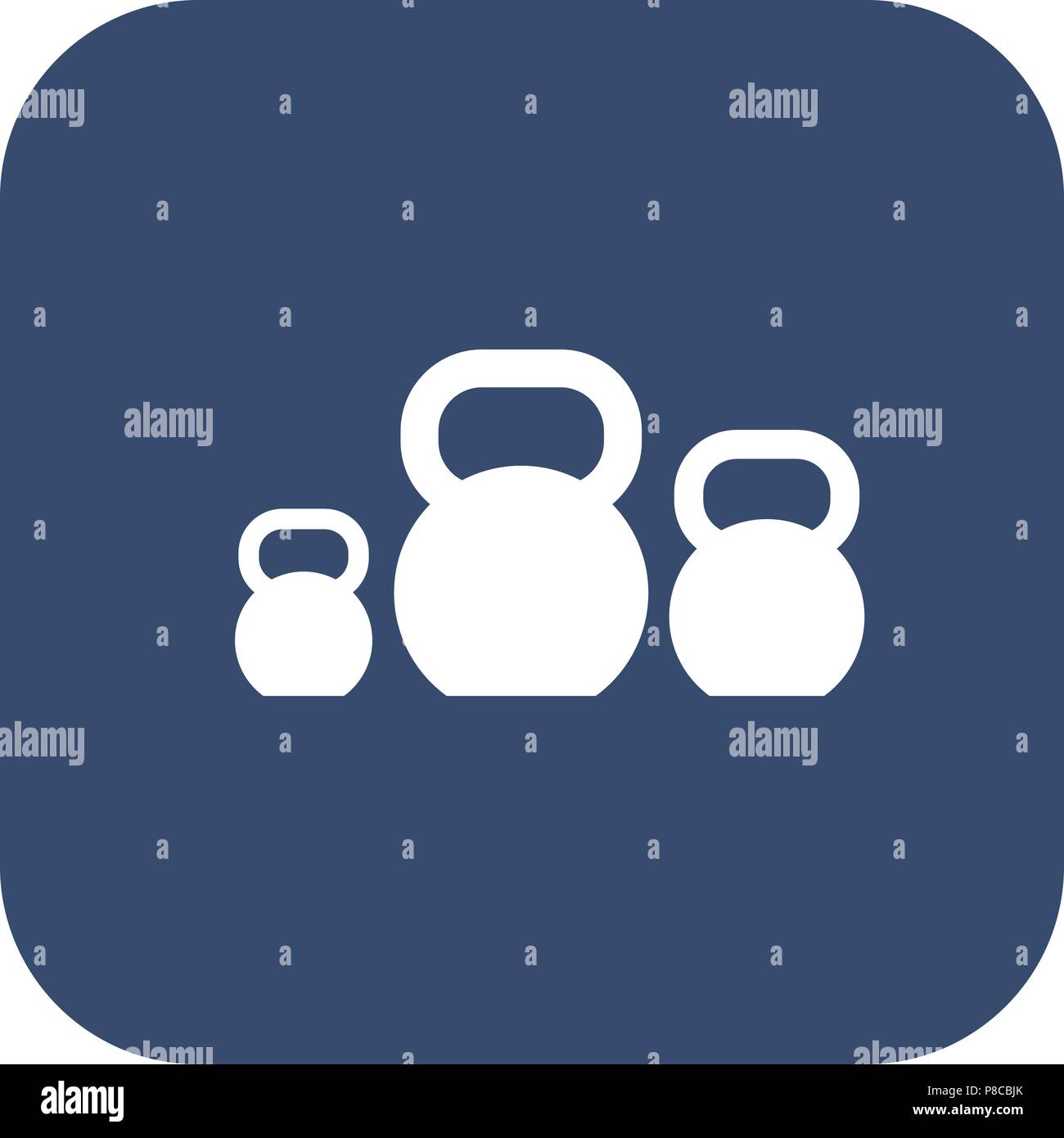 Kettlebell vector Stock Vector Images - Alamy