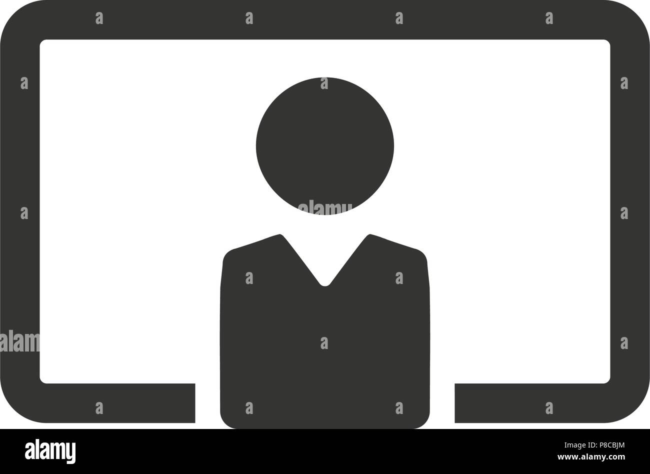 Teaching, Presentation Icon Stock Vector Image & Art - Alamy