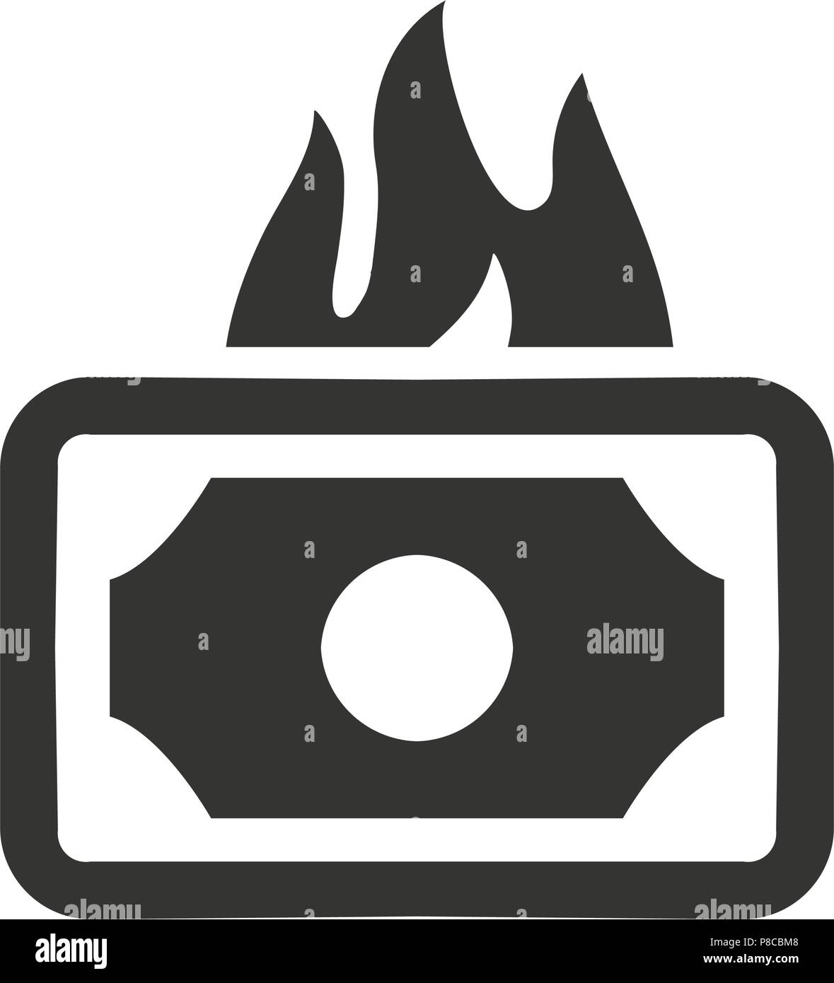 Money Waste Icon Stock Vector Image & Art - Alamy