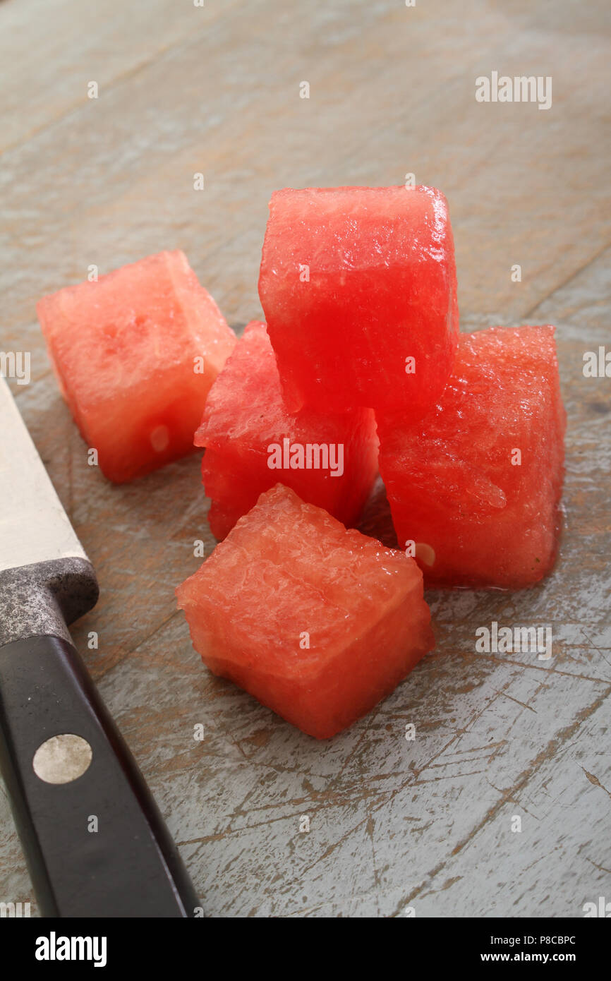 Cubed Watermelon High Resolution Stock Photography and Images - Alamy