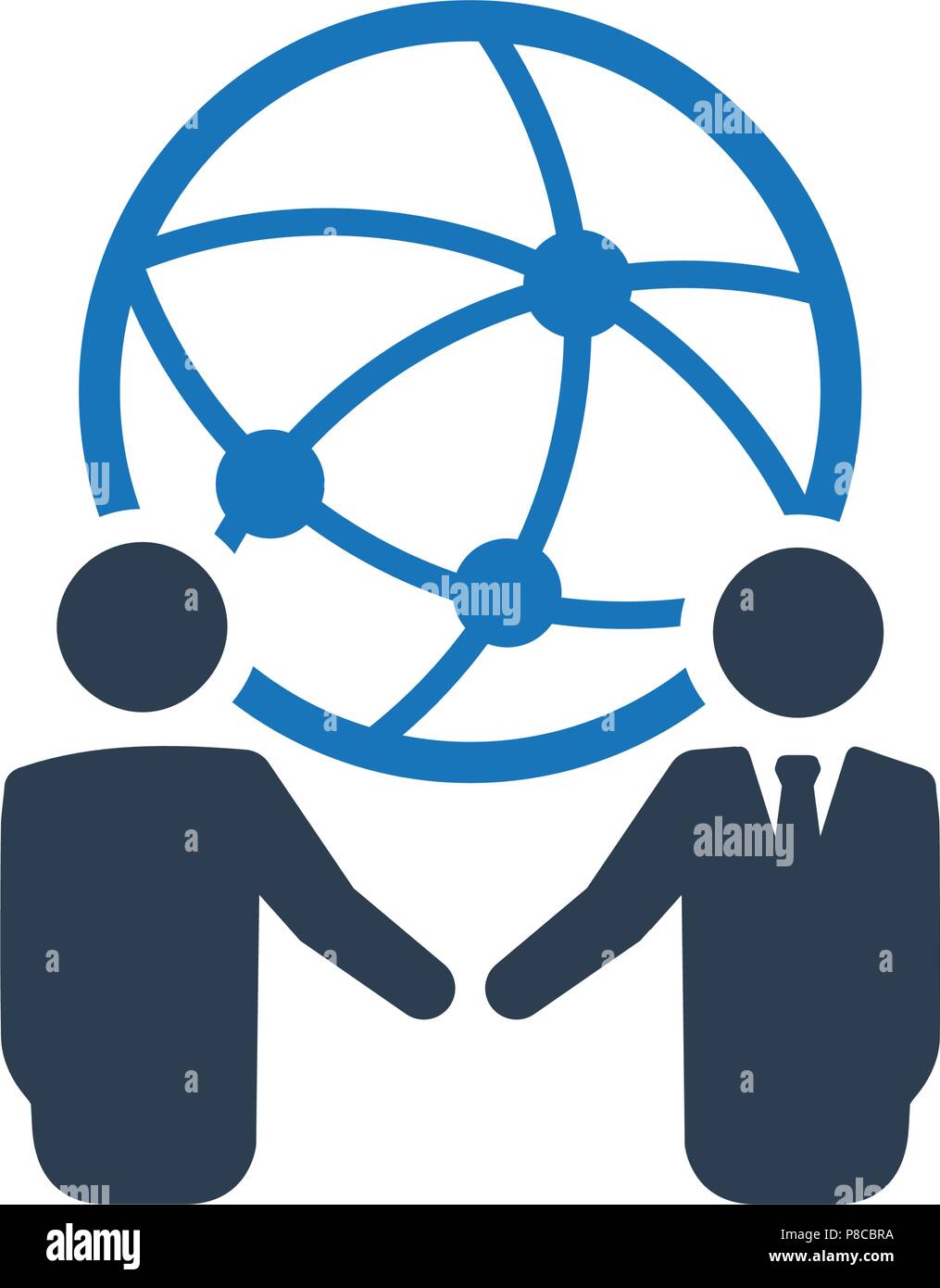 Global Business Icon Stock Vector Image & Art - Alamy