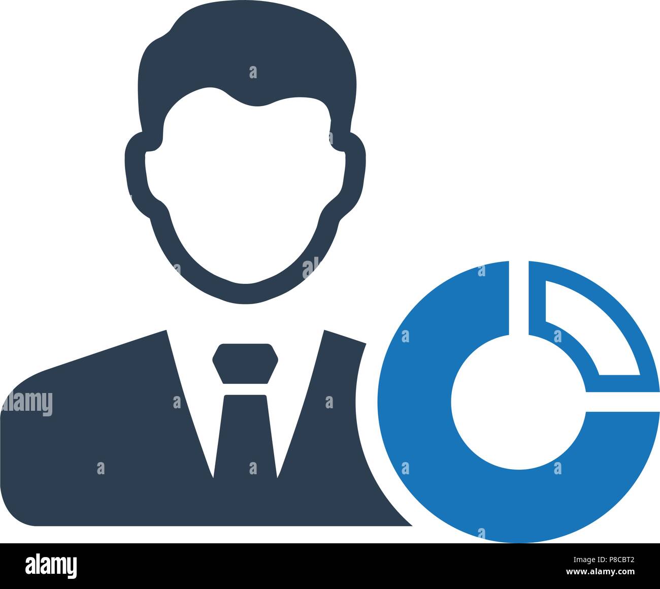 Presenting Business Report Icon Stock Vector Image & Art - Alamy