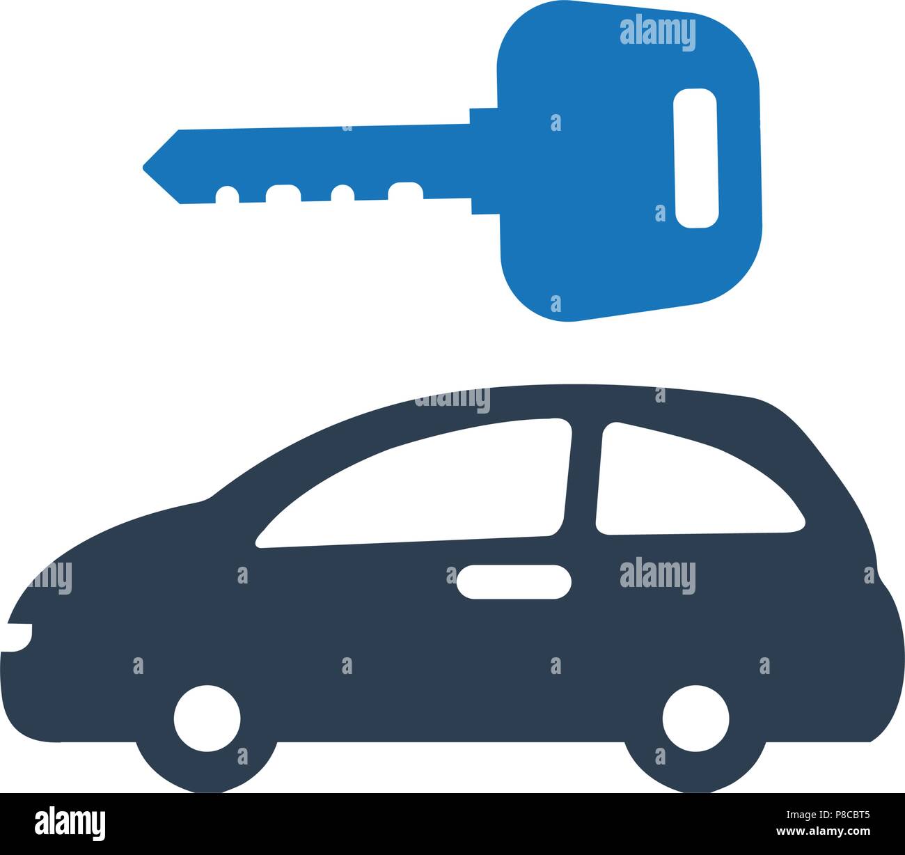 Car rental icon hi-res stock photography and images - Alamy
