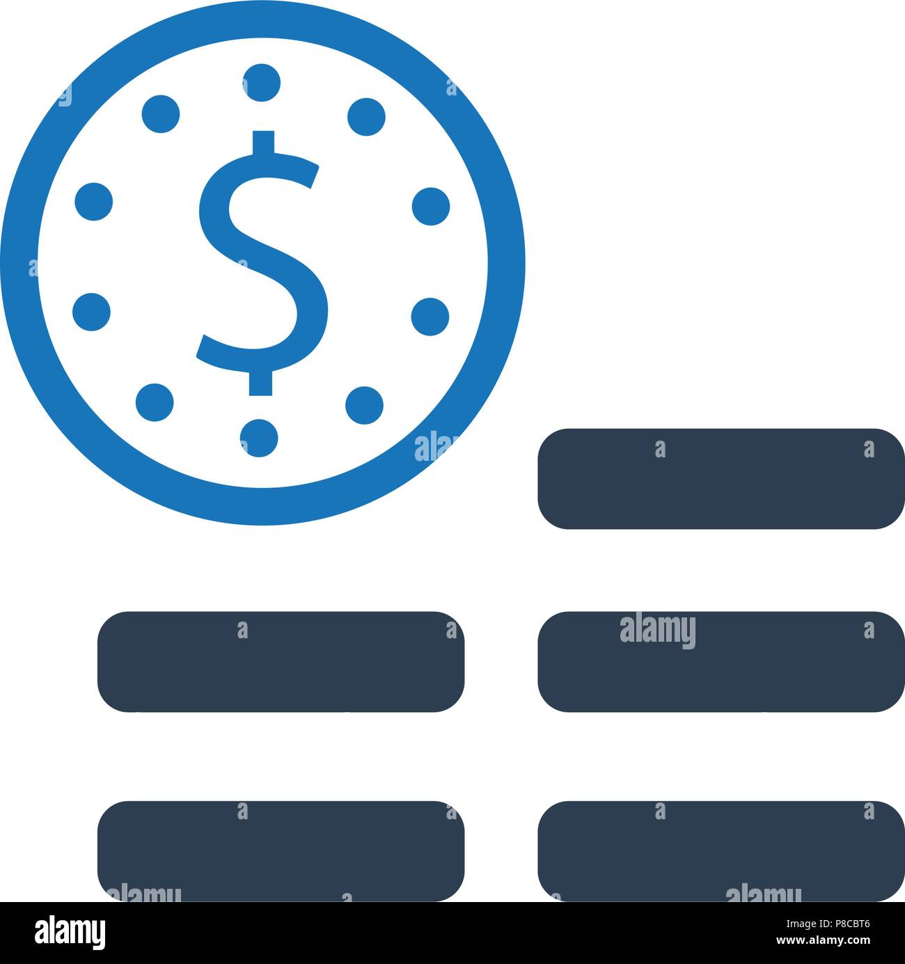 Dollar stacks Stock Vector Images - Alamy