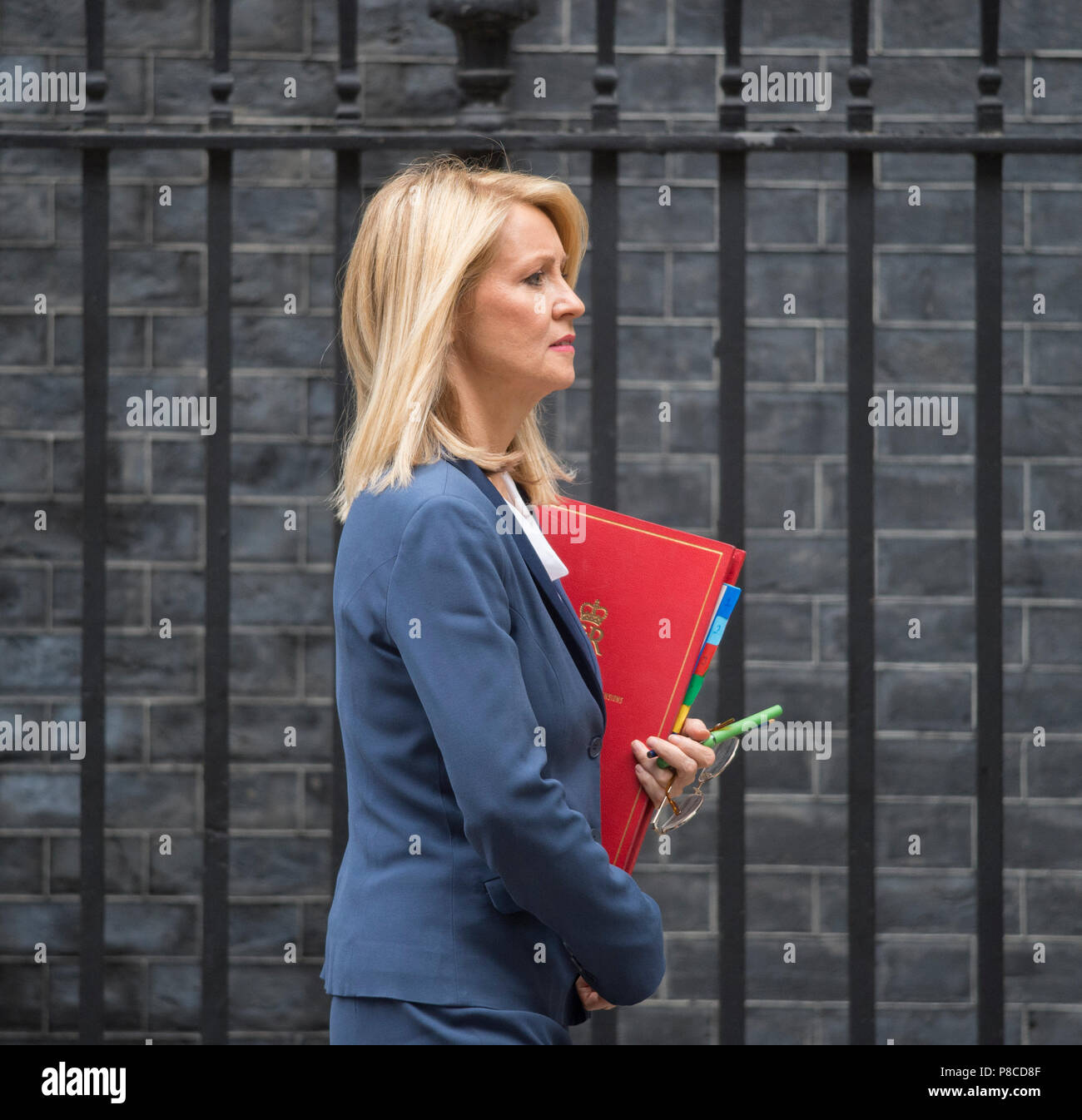 Downing Street, London, UK. 10 July 2018. Esther McVey, Secretary of ...