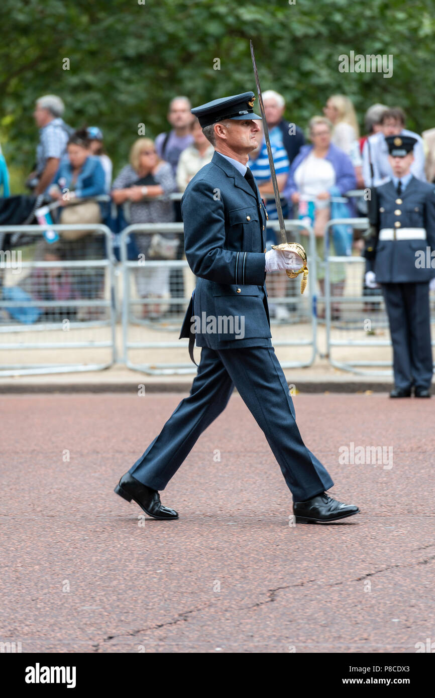 RAF 100 Years Flypast July 2018 Stock Photo - Alamy
