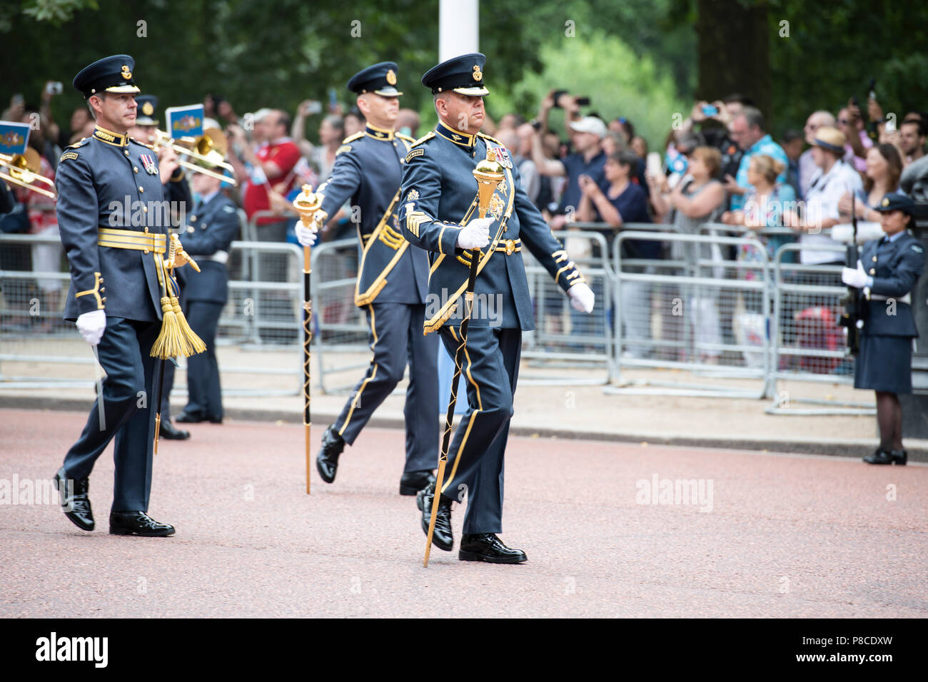 Raf 100 fly past hi-res stock photography and images - Alamy