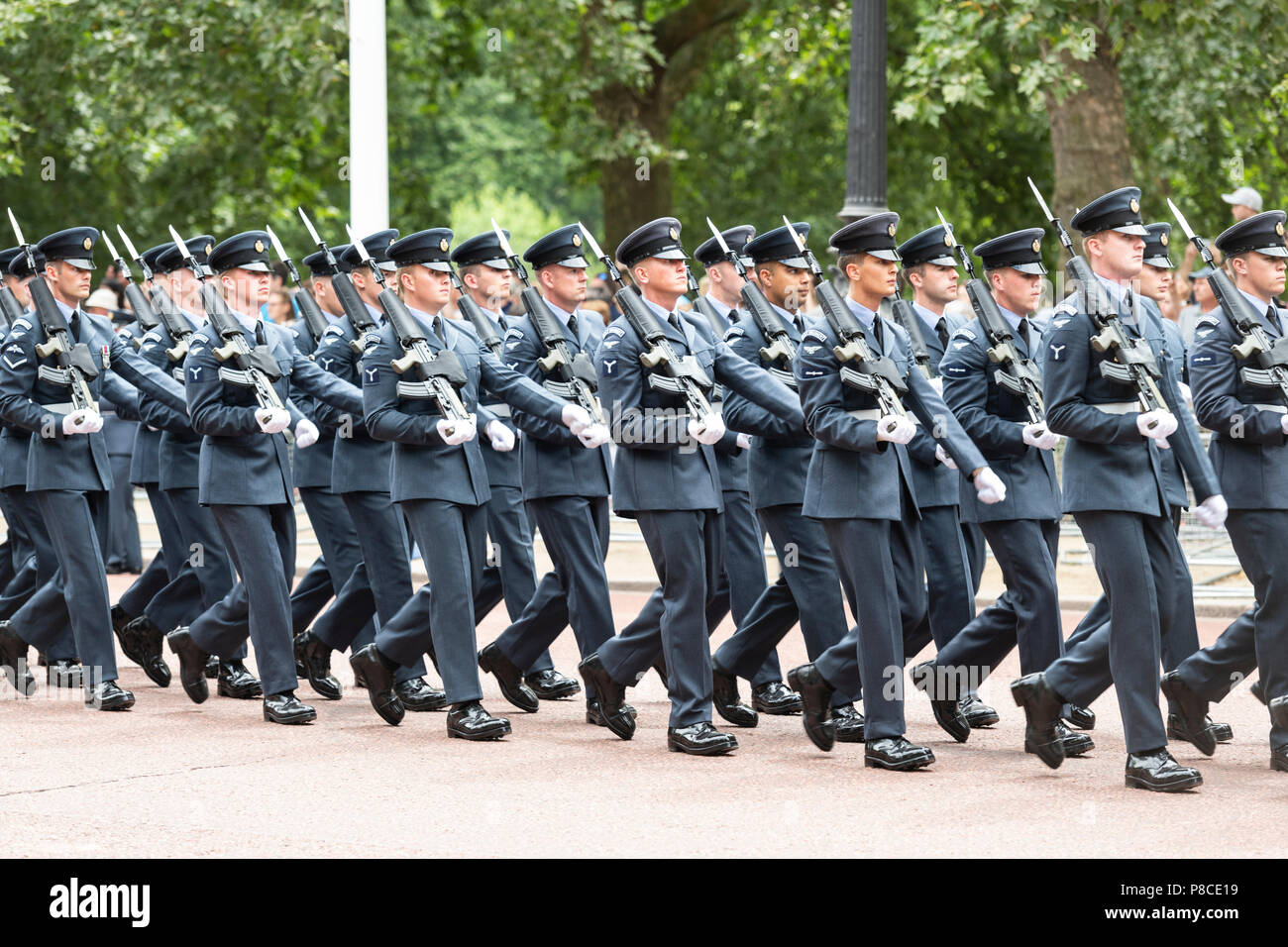 RAF 100 Years Flypast July 2018 Stock Photo - Alamy