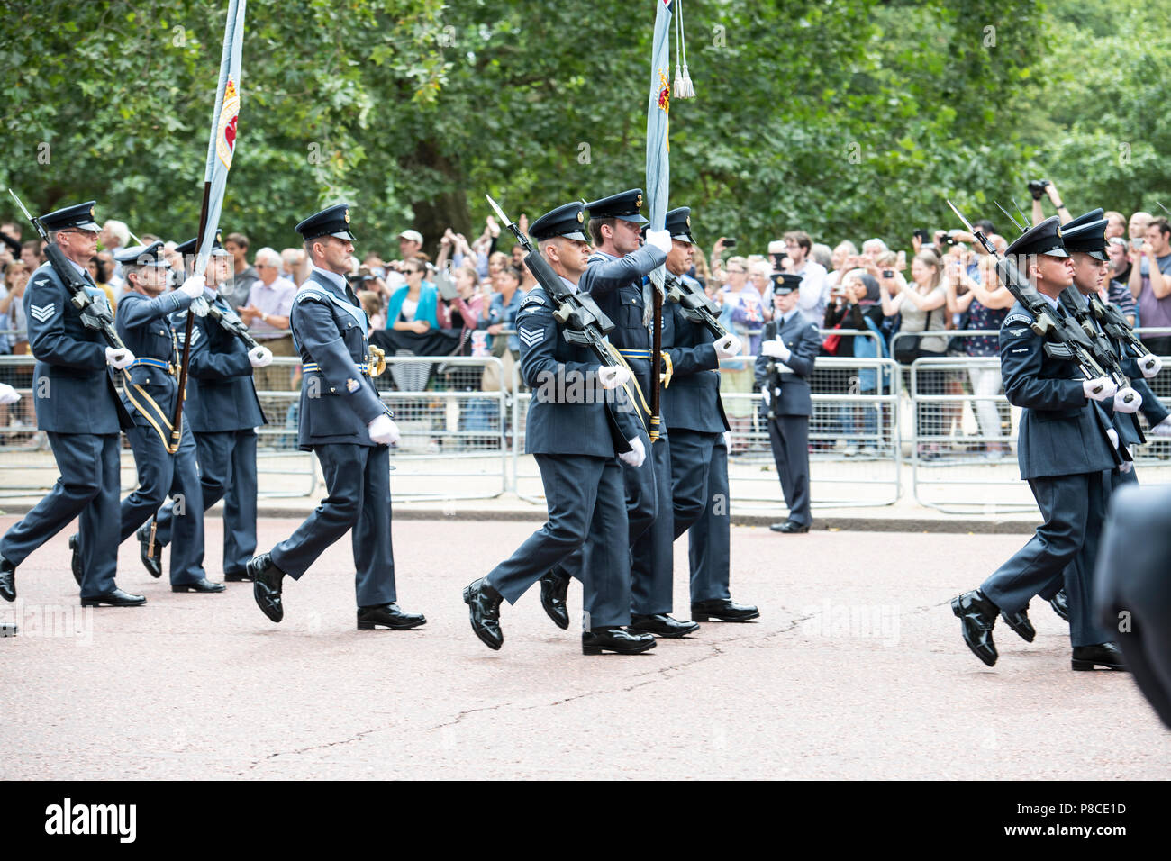 RAF 100 Years Flypast July 2018 Stock Photo - Alamy