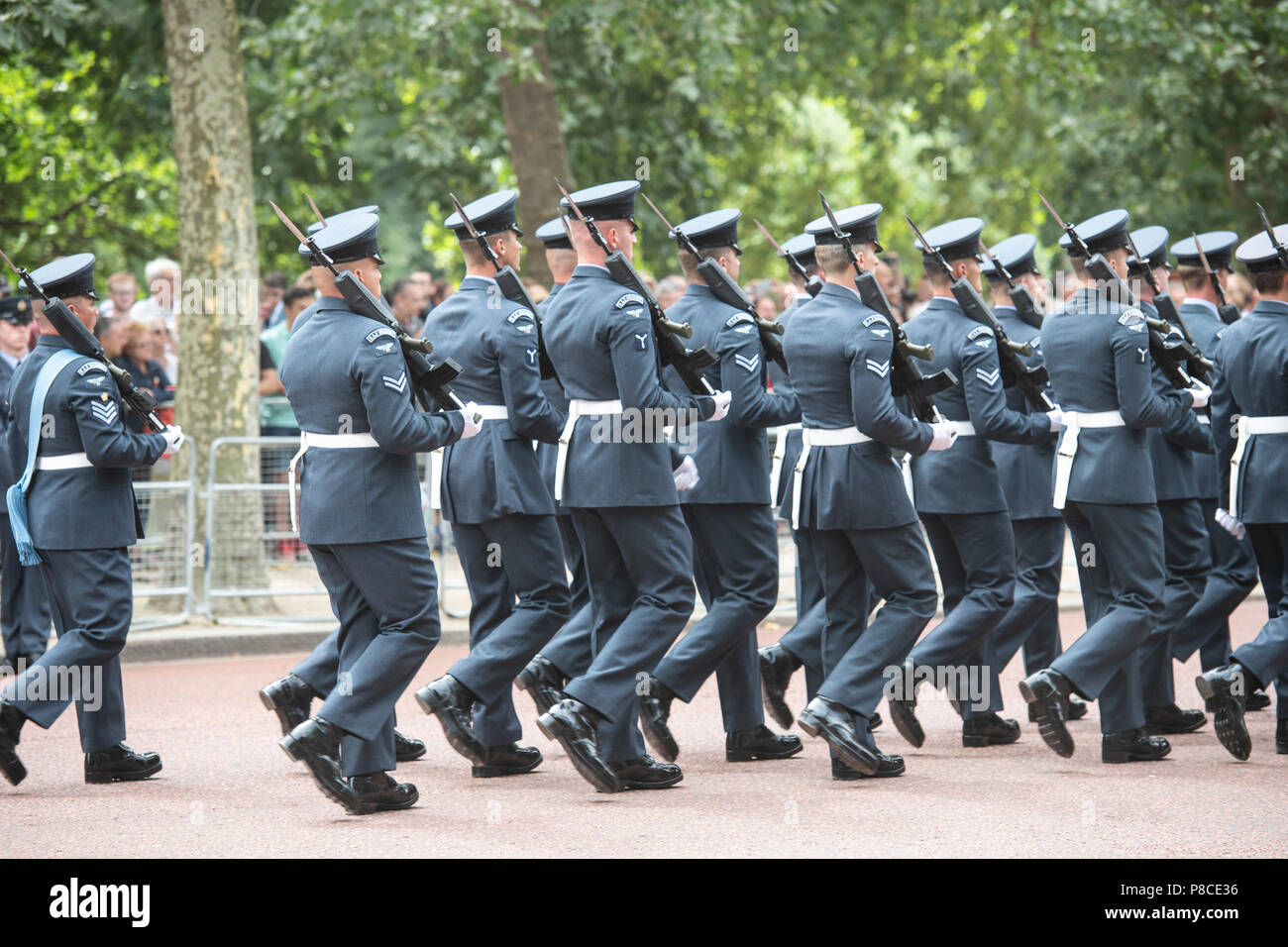 Raf 100 fly past hi-res stock photography and images - Alamy