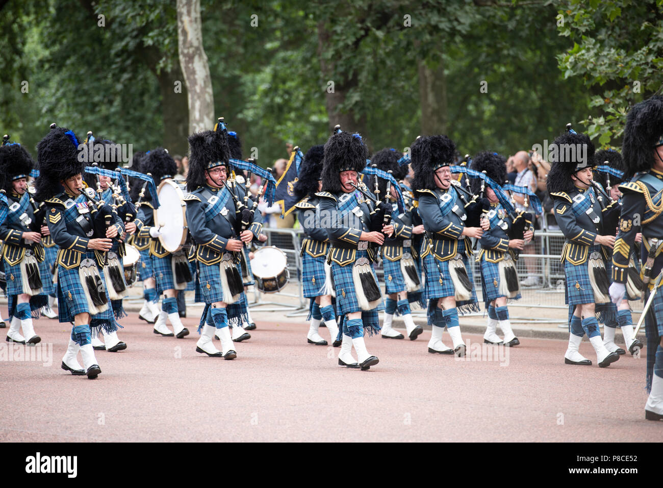 RAF 100 Years Flypast July 2018 Stock Photo - Alamy