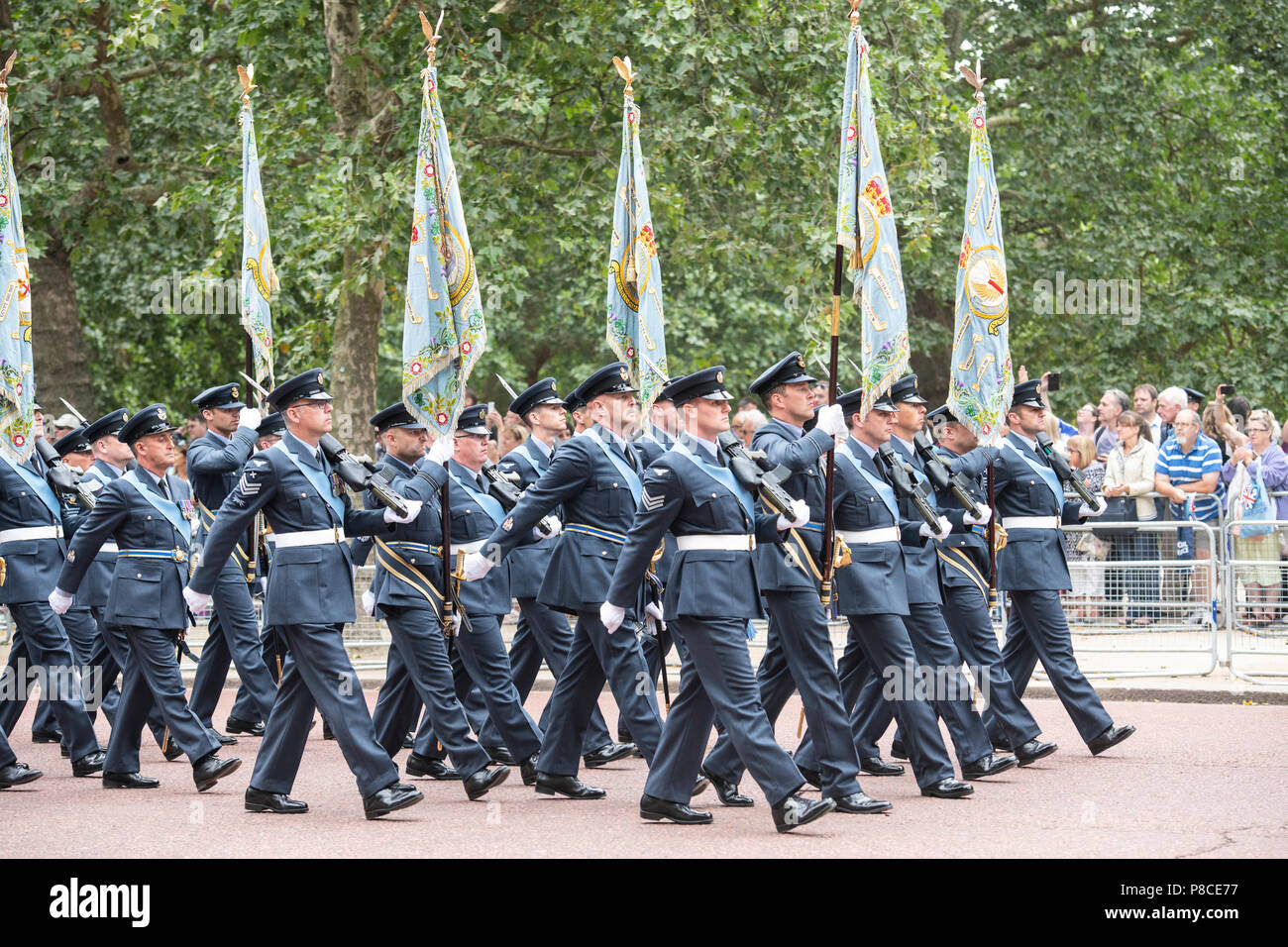 RAF 100 Years Flypast July 2018 Stock Photo - Alamy