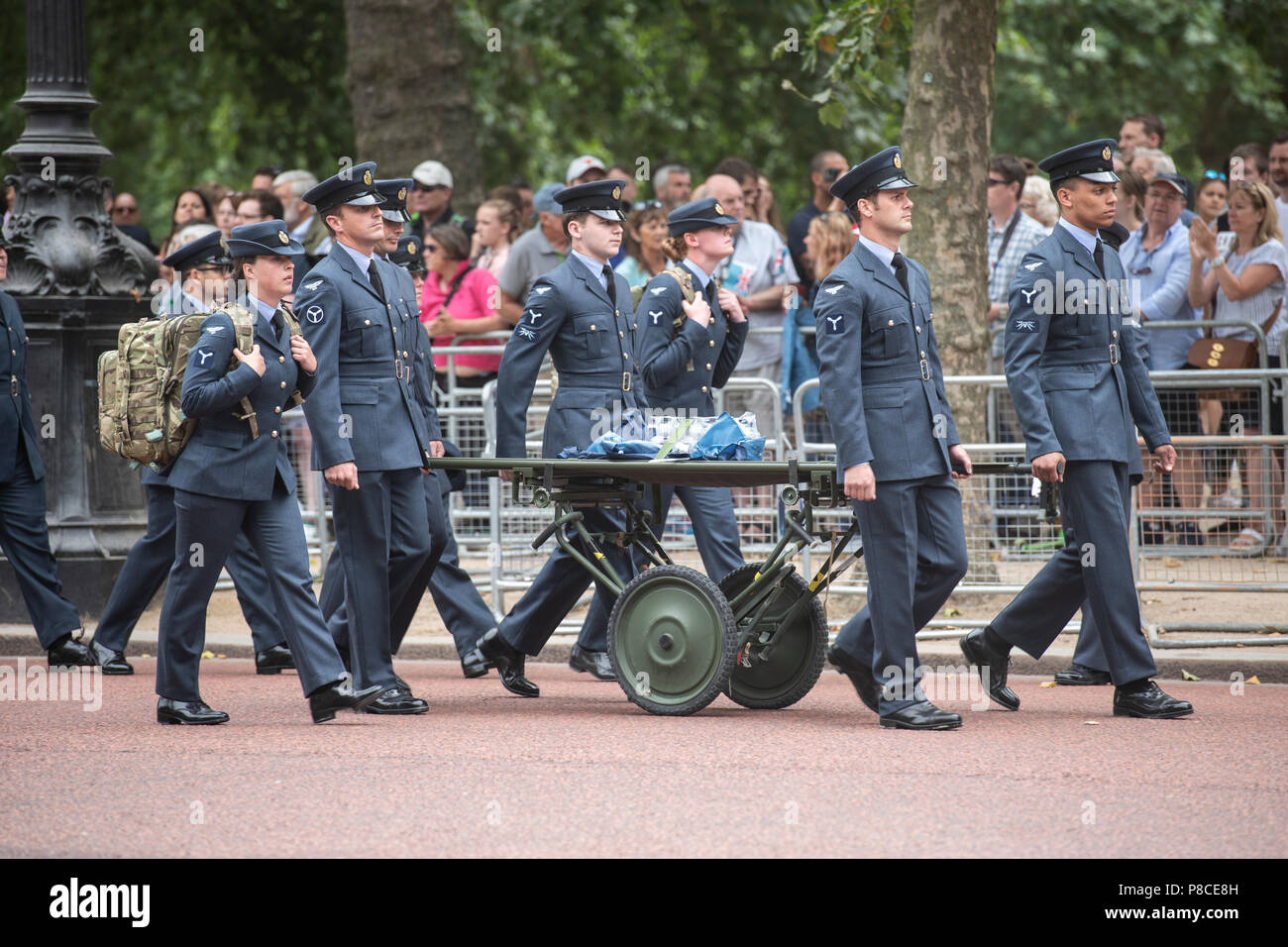 RAF 100 Years Flypast July 2018 Stock Photo - Alamy