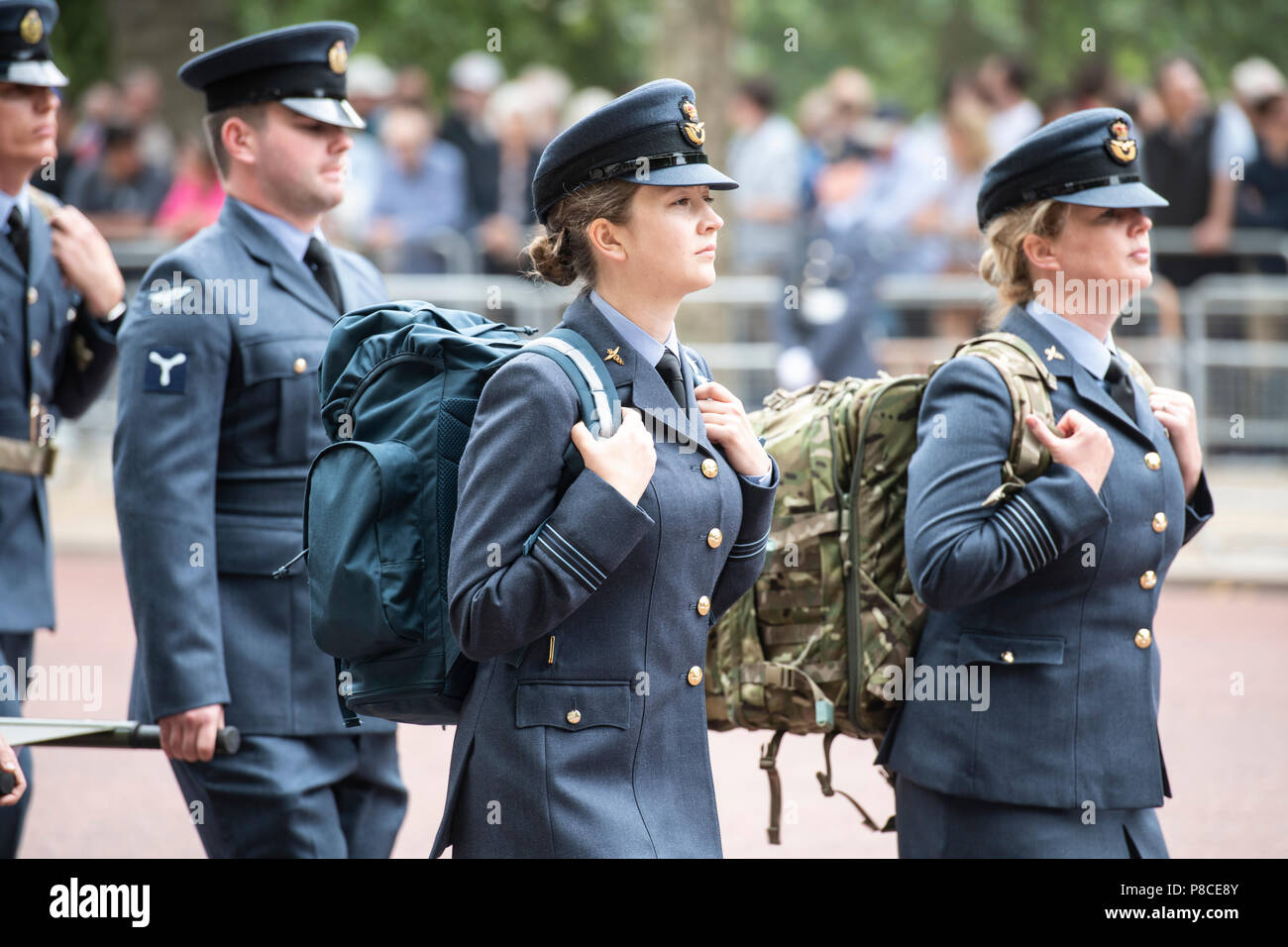 RAF 100 Years Flypast July 2018 Stock Photo - Alamy