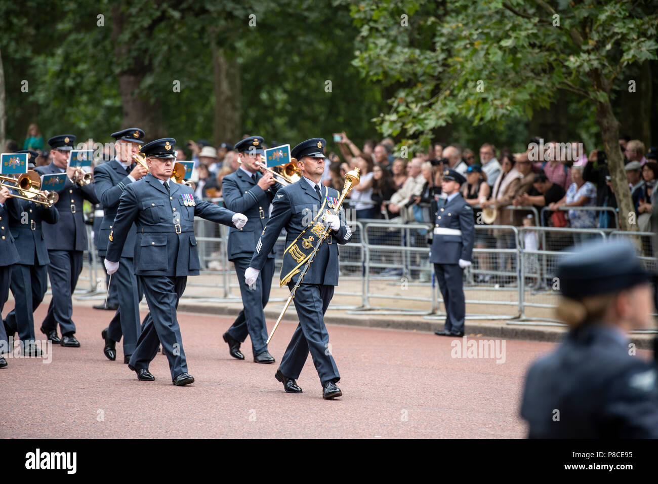 RAF 100 Years Flypast July 2018 Stock Photo - Alamy