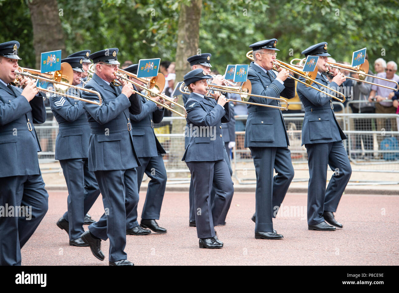 RAF 100 Years Flypast July 2018 Stock Photo - Alamy