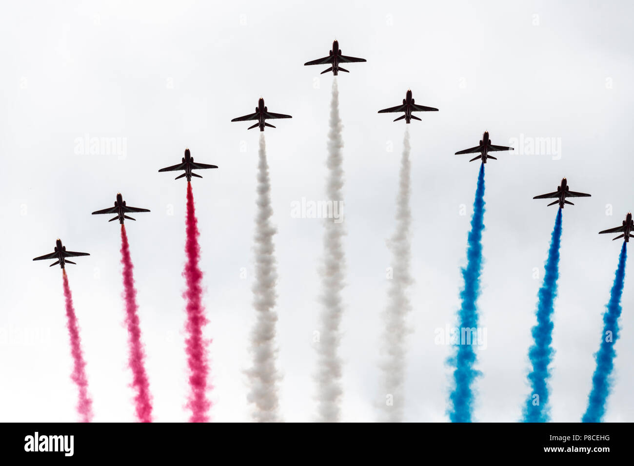 RAF 100 Years Flypast July 2018 Stock Photo - Alamy