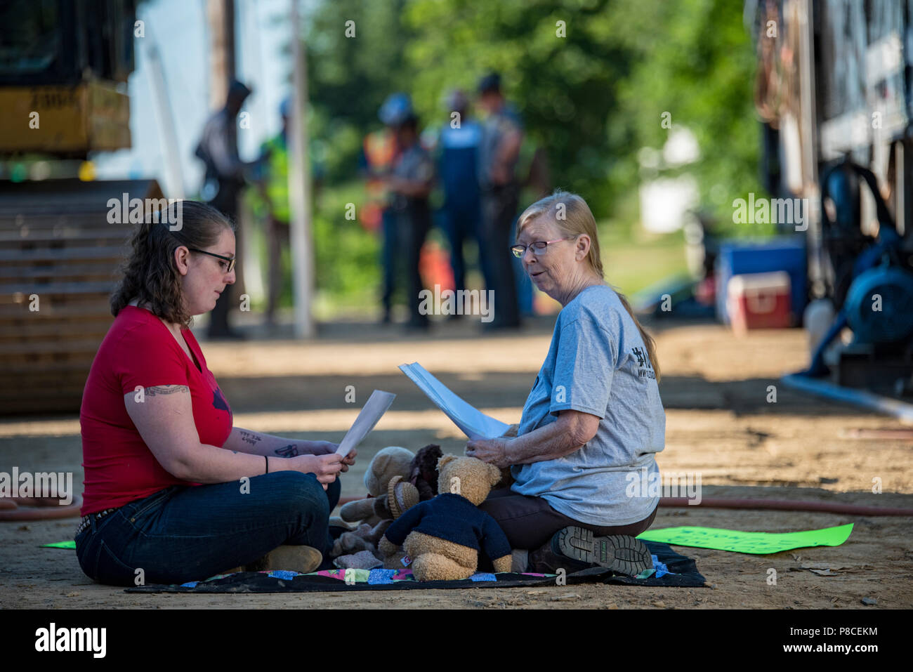 Community evacuation drill hi-res stock photography and images - Alamy