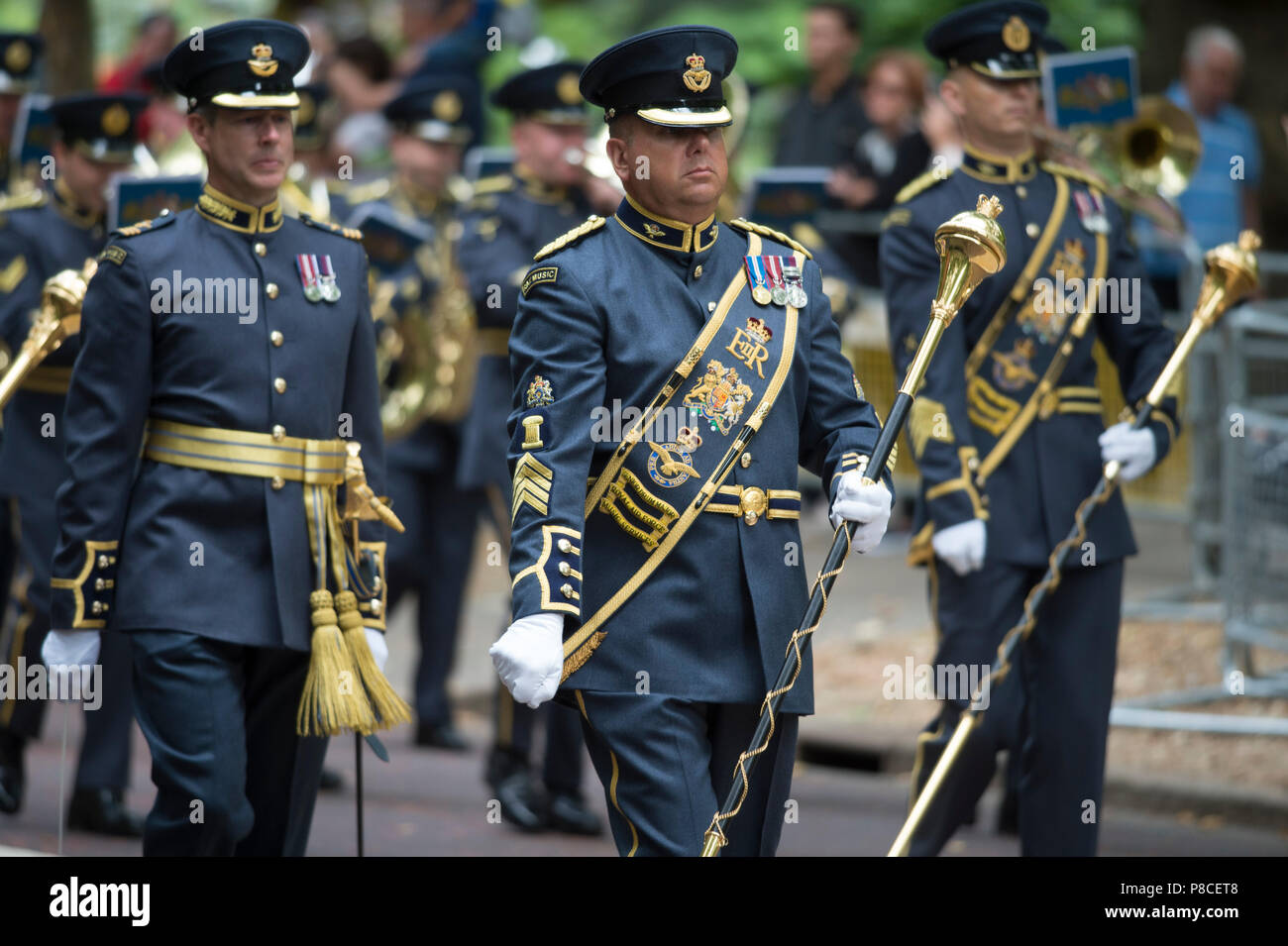 Birdcage Walk, London, UK. 10 July, 2018. Celebrations to mark the ...