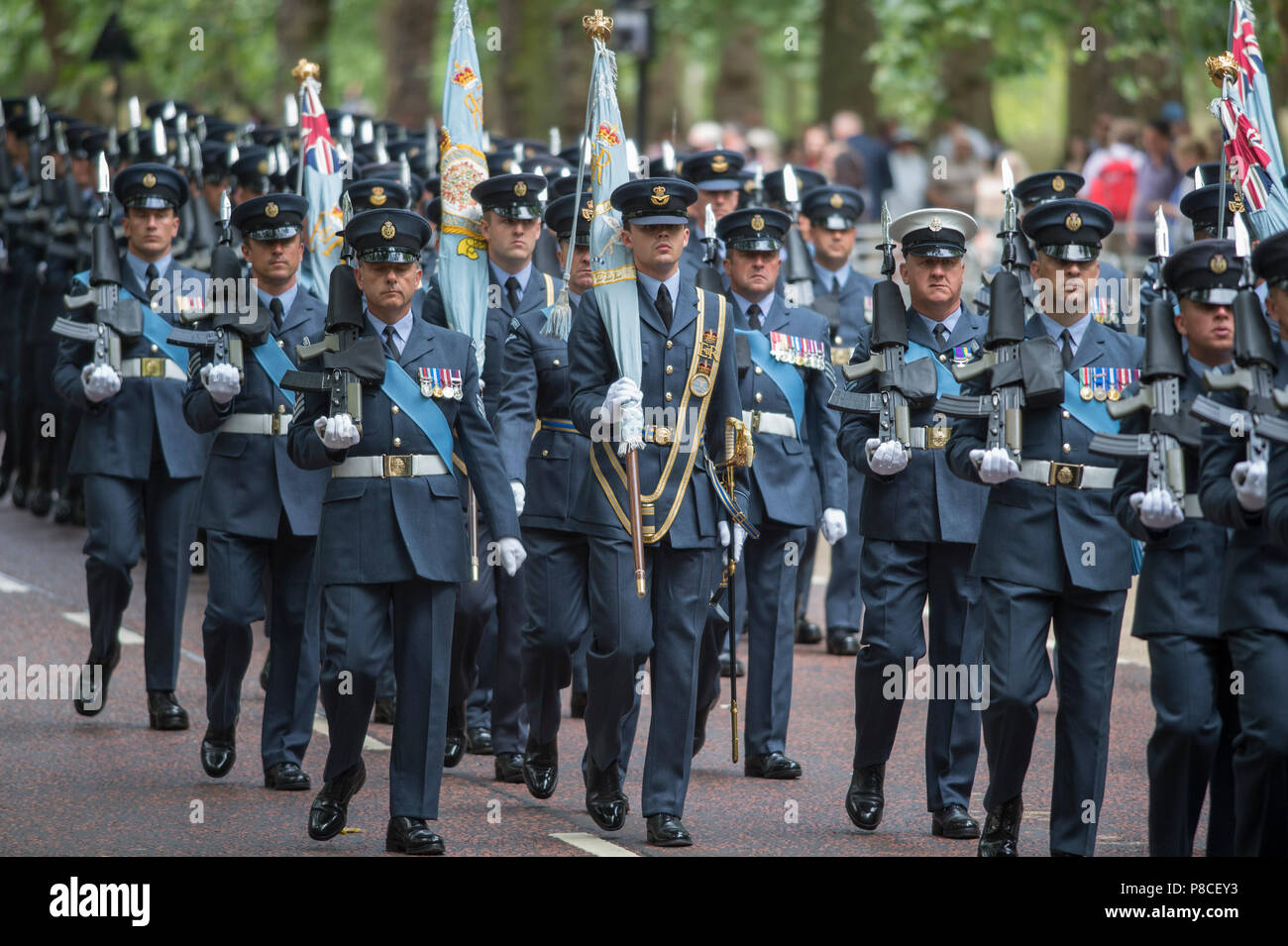 Birdcage Walk, London, UK. 10 July, 2018. Celebrations to mark the ...