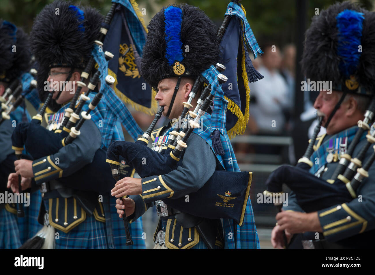Raf waddington pipe band hi-res stock photography and images - Alamy