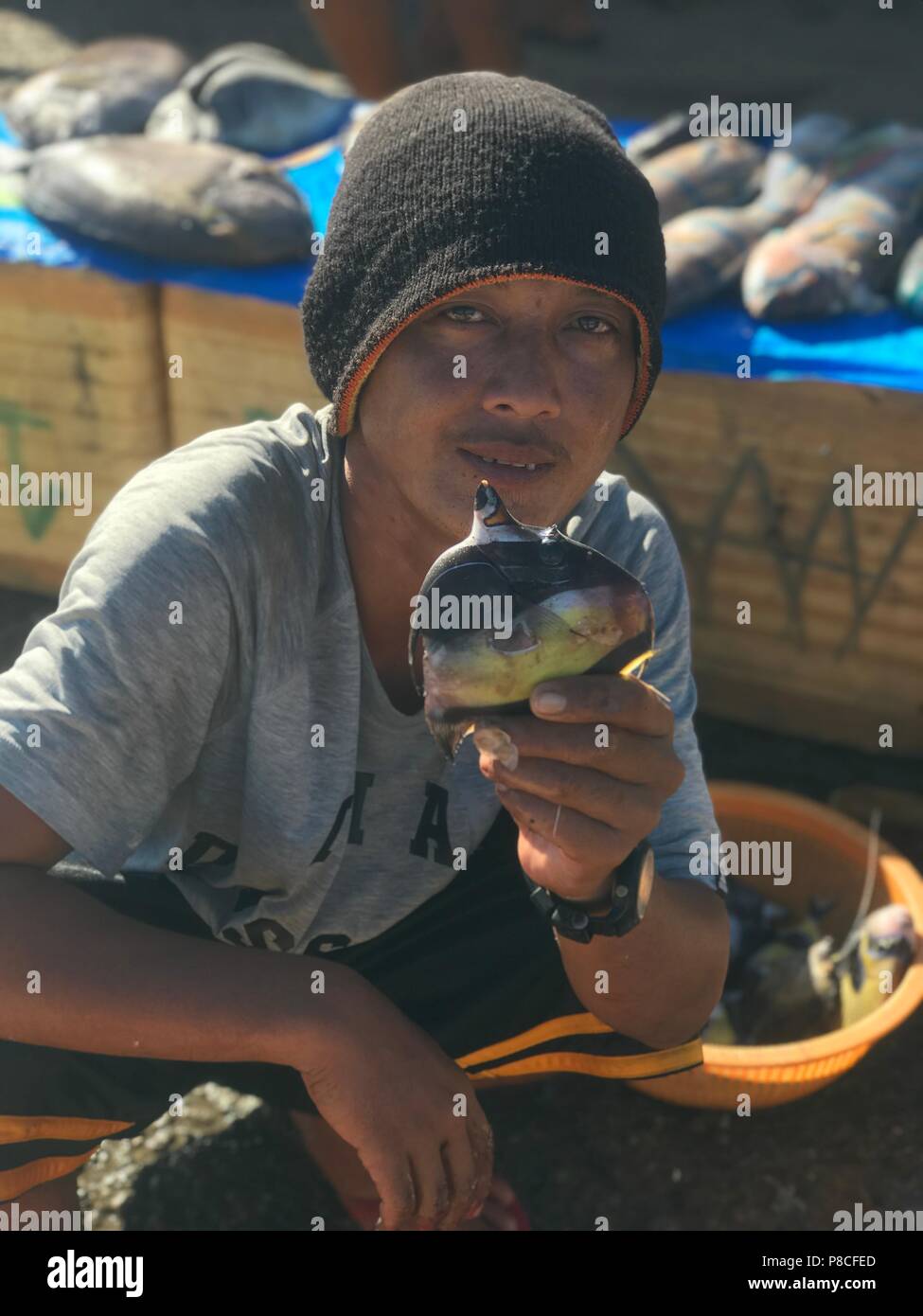 Fish market tagbilaran bohol philippines hi-res stock photography and ...